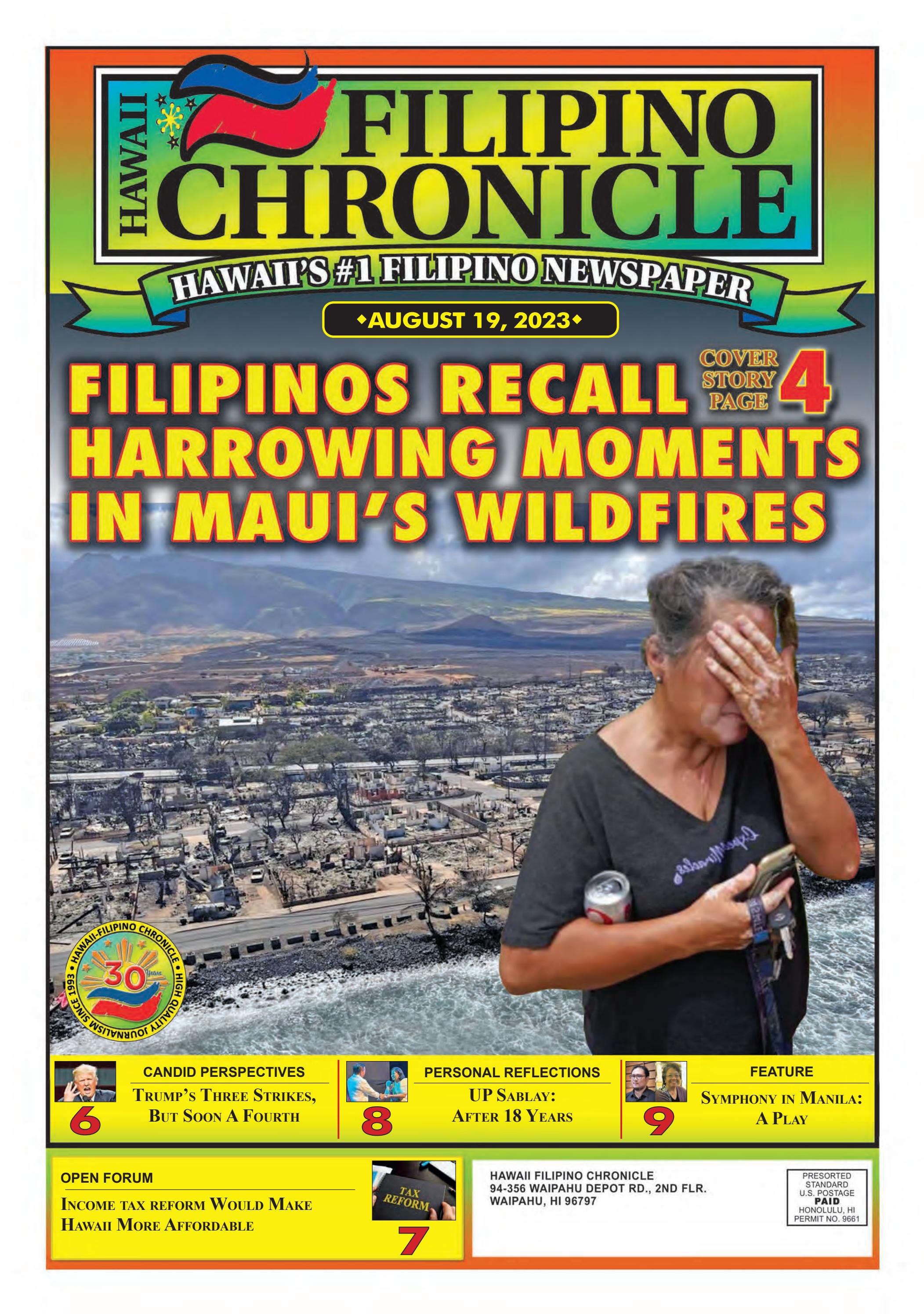 Hawaii Filipino Chronicle - August 19, 2023 by Hawaii Filipino ...