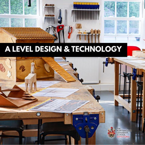 A Level Design & Technology by The Portsmouth Grammar School - Issuu