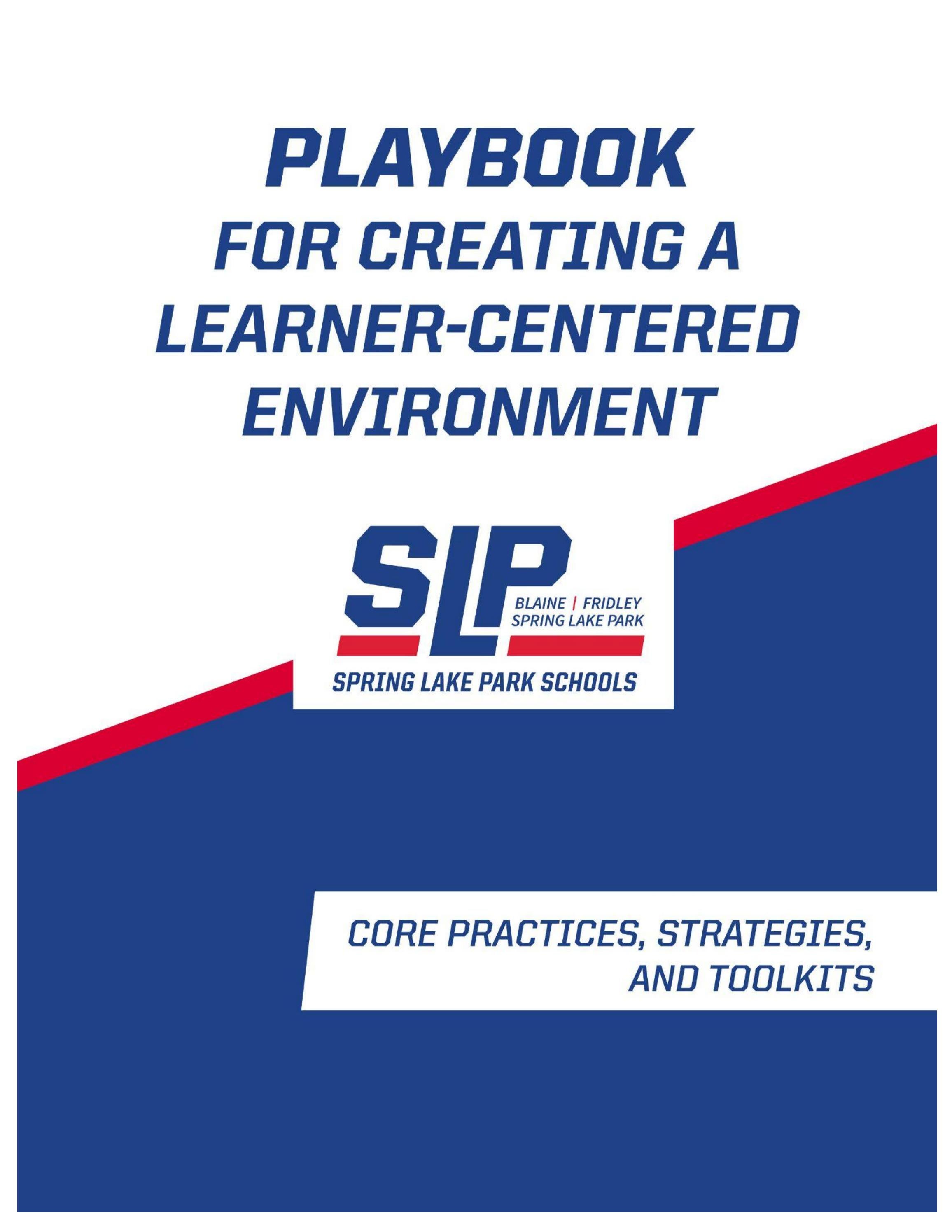 Playbook for creating a learner-centered environment by ...