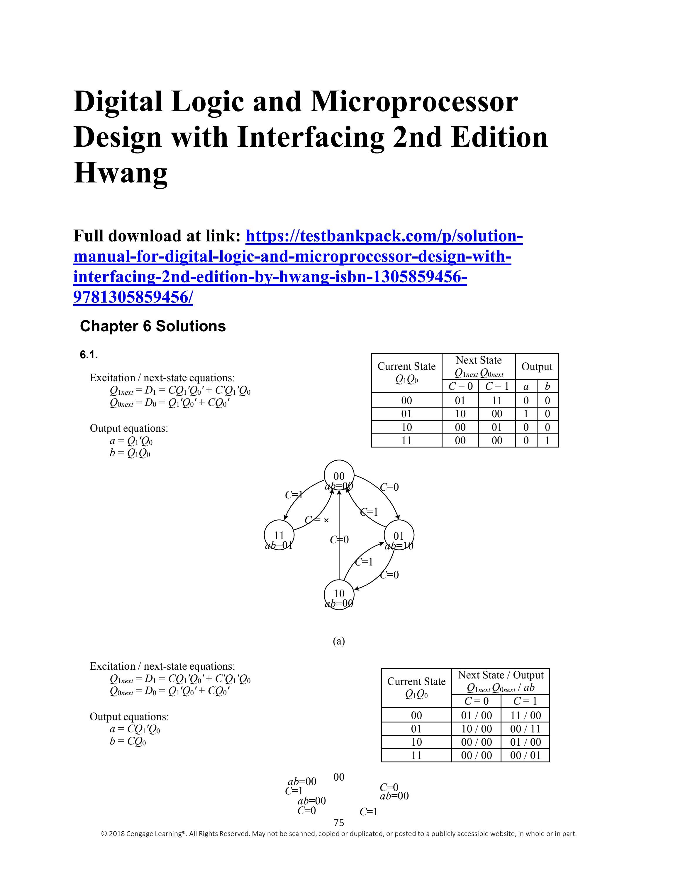 Digital logic and microprocessor design with interfacing 2nd edition ...