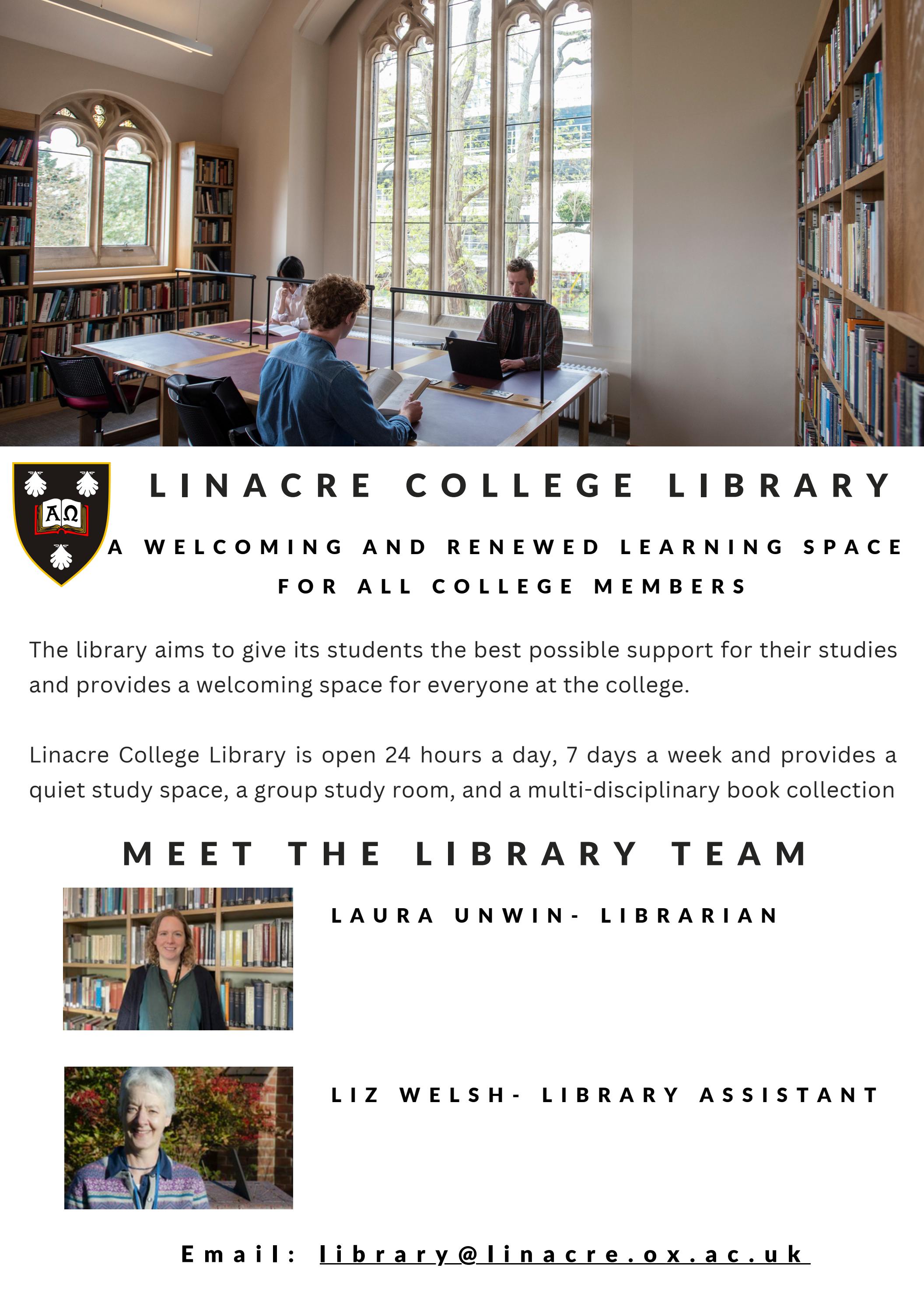 How to use Linacre Library by LinacreCollege - Issuu