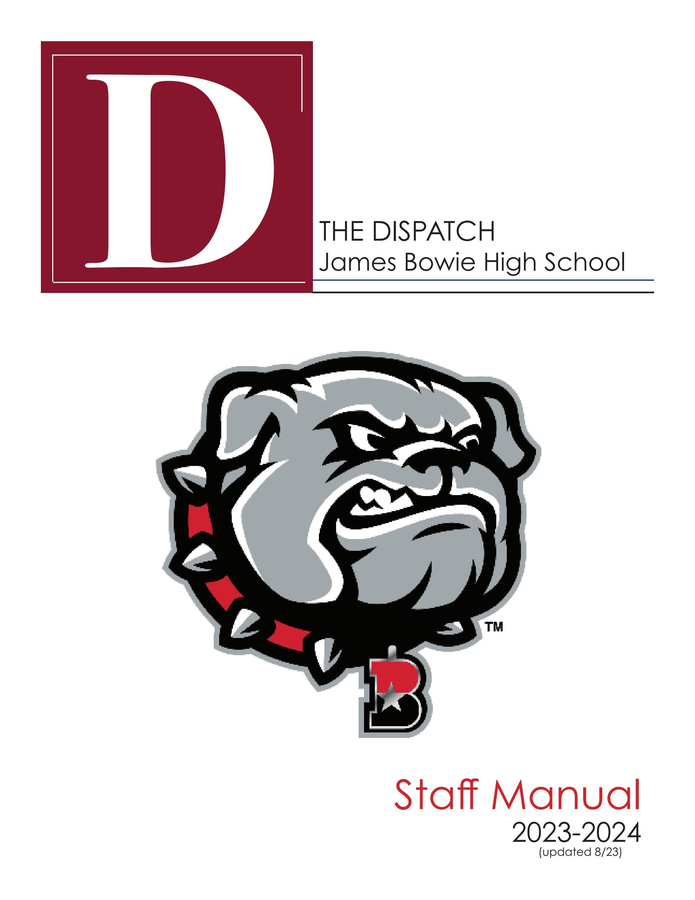 The Dispatch Staff Manual 23-24 (updated 8/23) by The Dispatch - Issuu