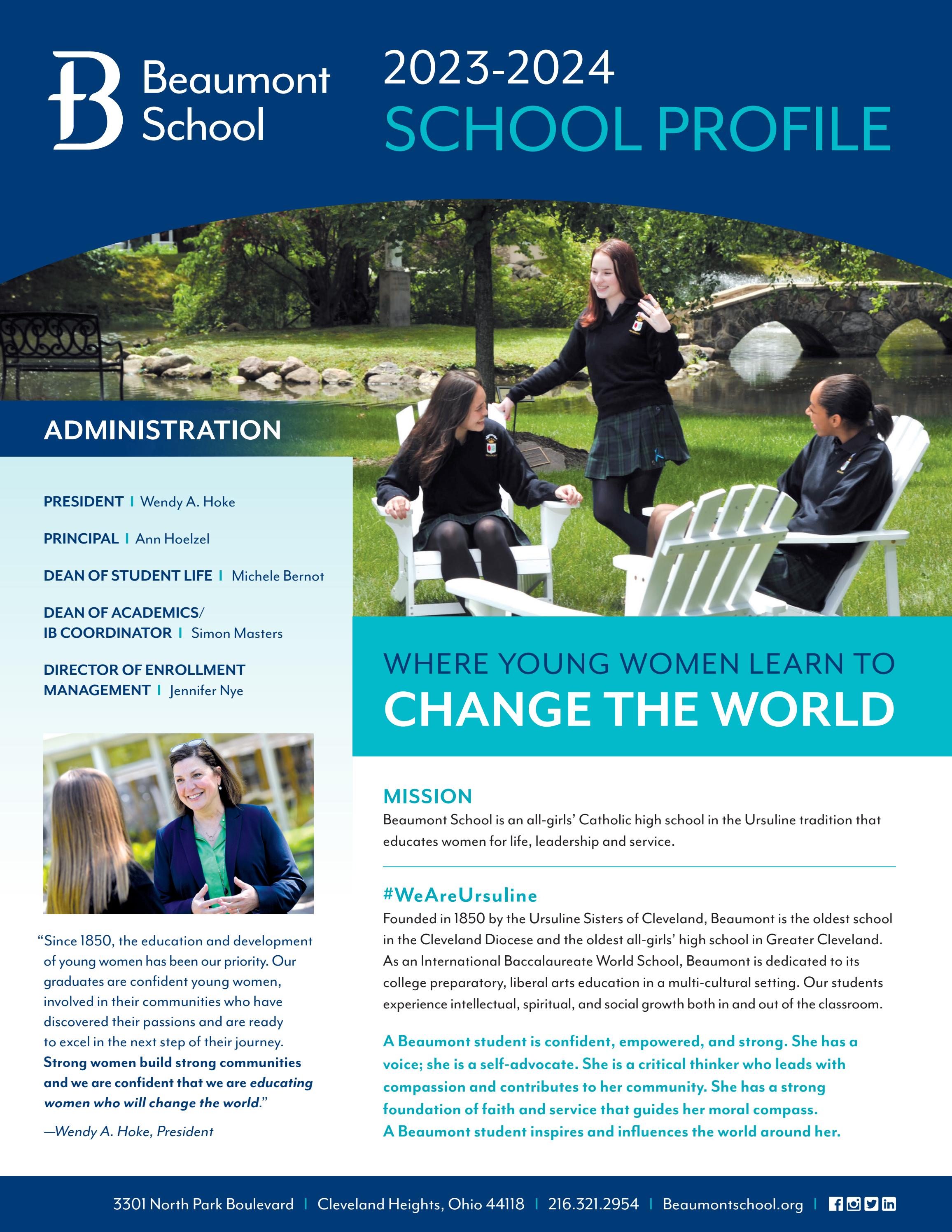 School Profile 2023-24 by beaumontschool3 - Issuu