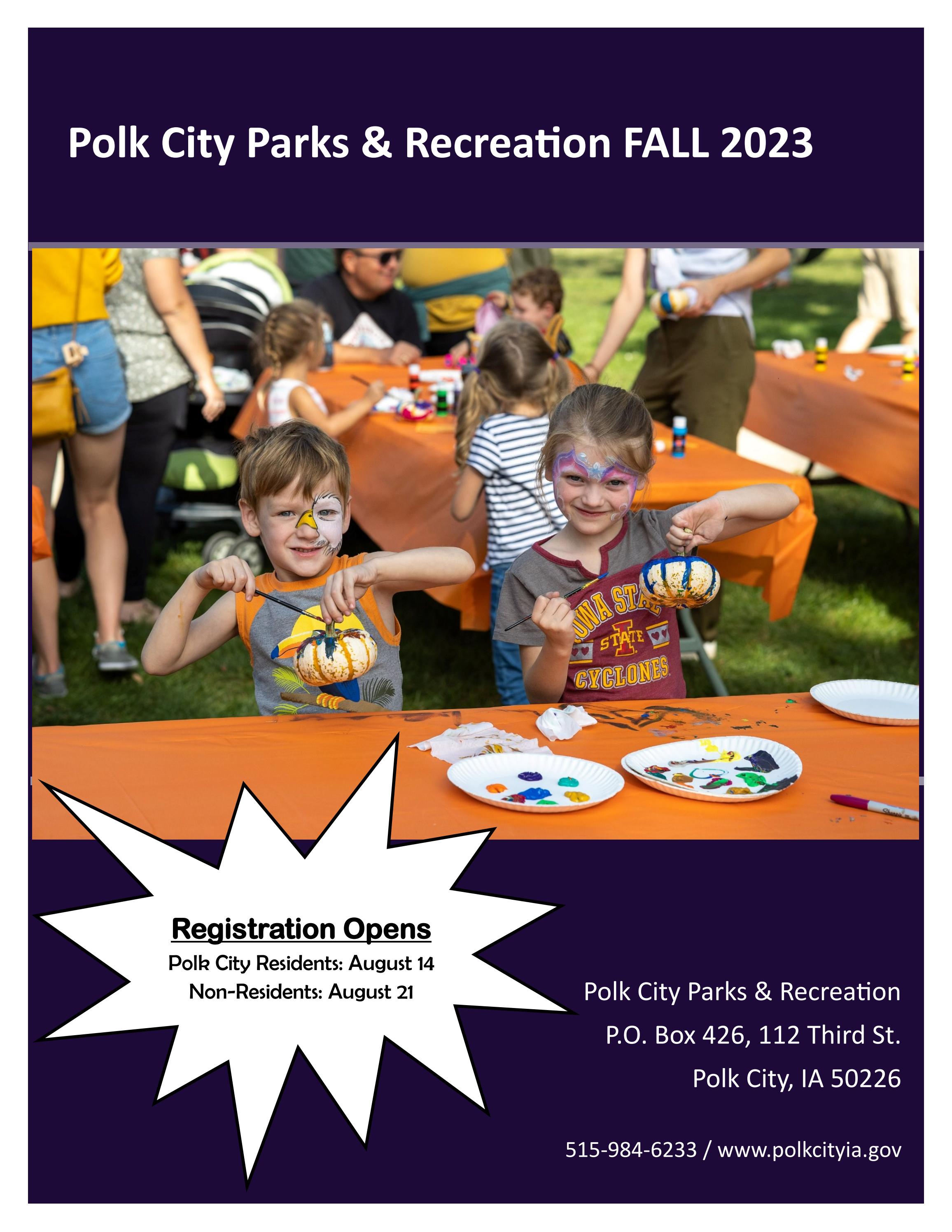Polk City Parks & Recreation Fall 2023 Program Brochure by cityofpolkcity - Issuu