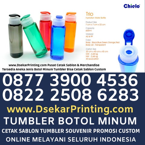 Botol Minum Tumbler Sumenep 0877 3850 8962 Dsekar Printing by cetak ...