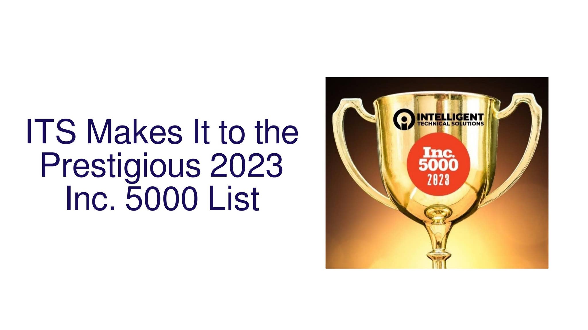 ITS Makes It to the Prestigious 2023 Inc. 5000 List by ...