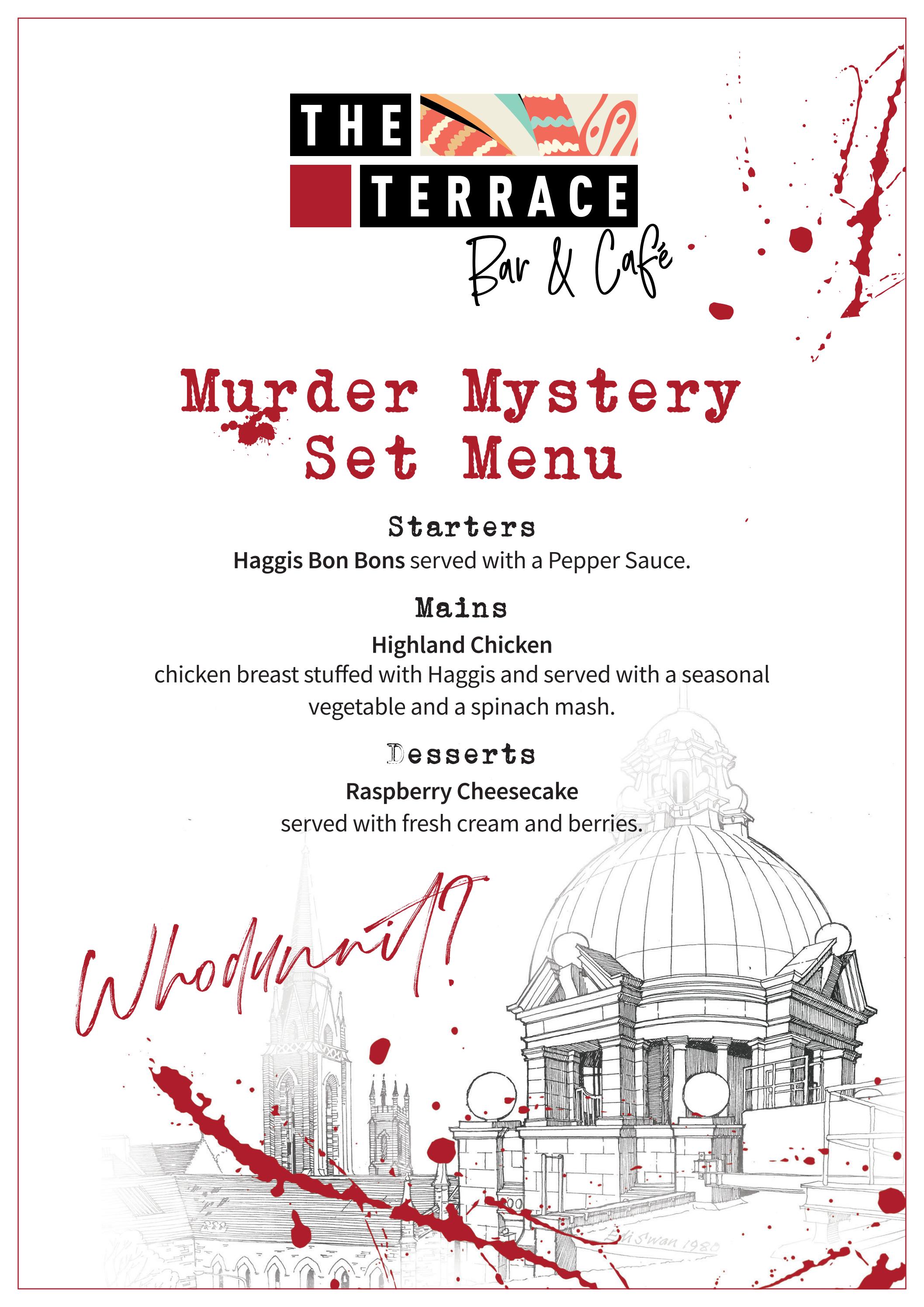 Murder Mystery Set Menu by Aberdeen Performing Arts - Issuu