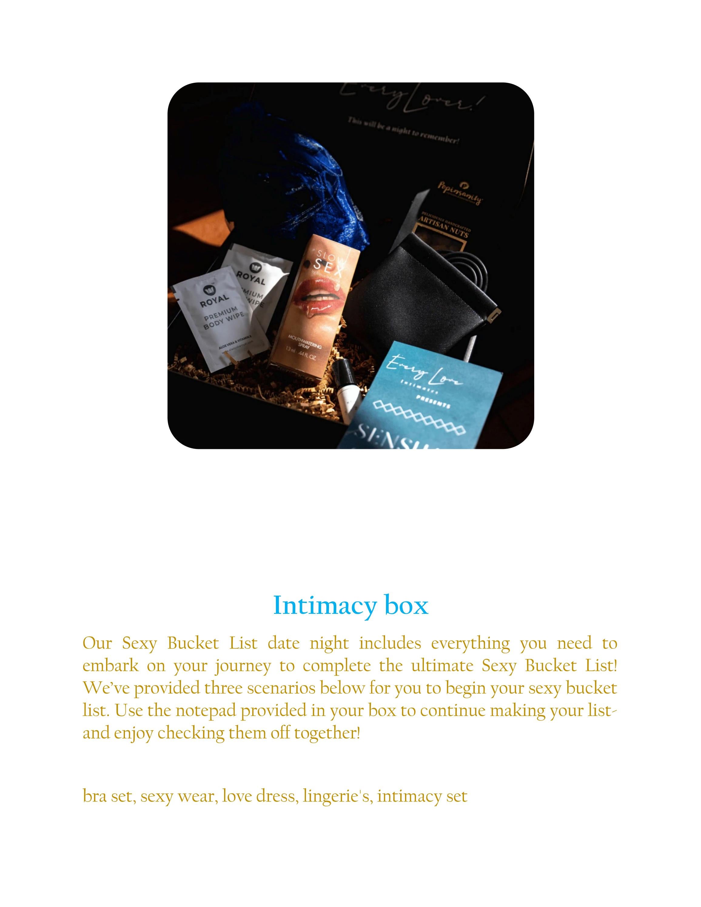 intimacy box by everyloveintimates - Issuu