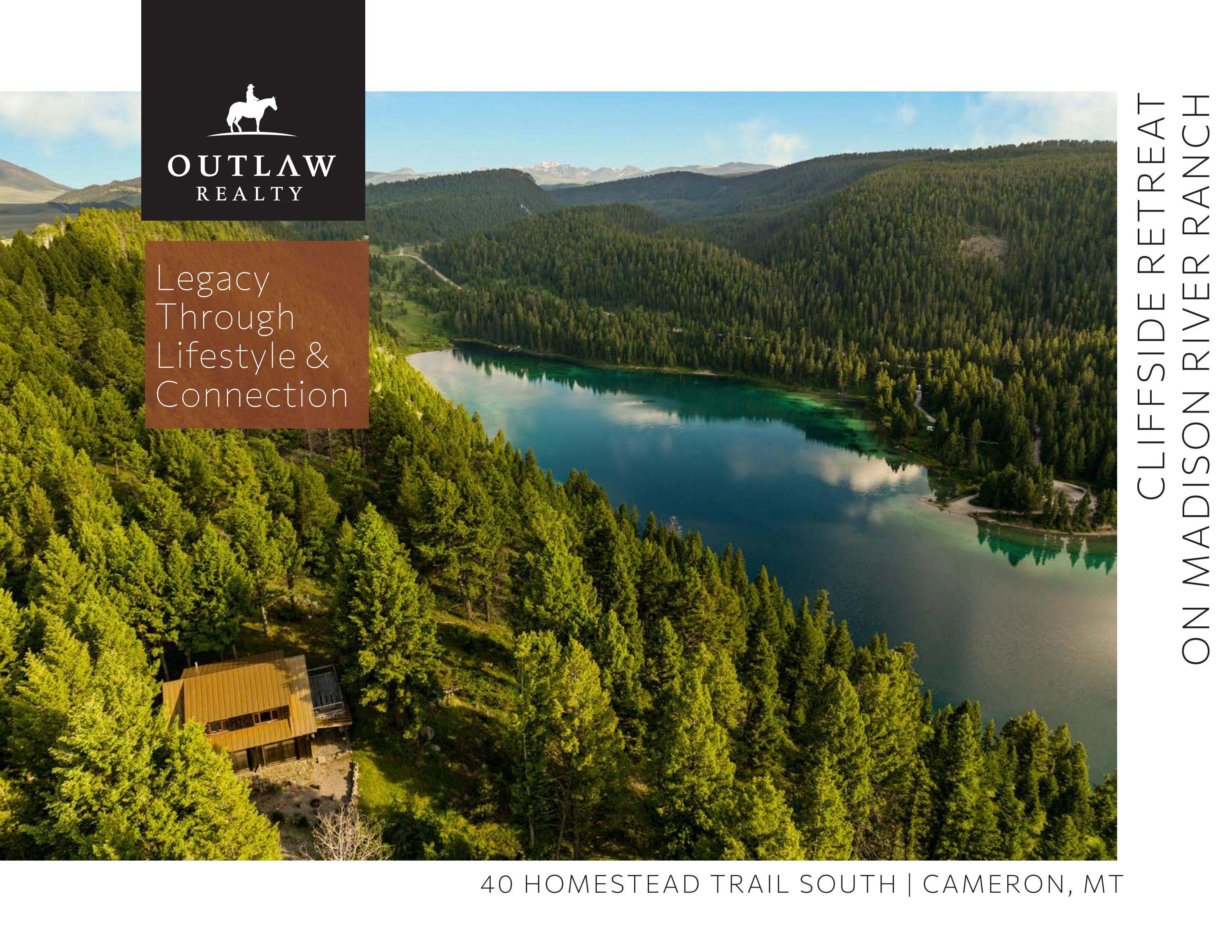 Cliffside Retreat on Madison River Ranch | Outlaw Realty by Outlaw ...