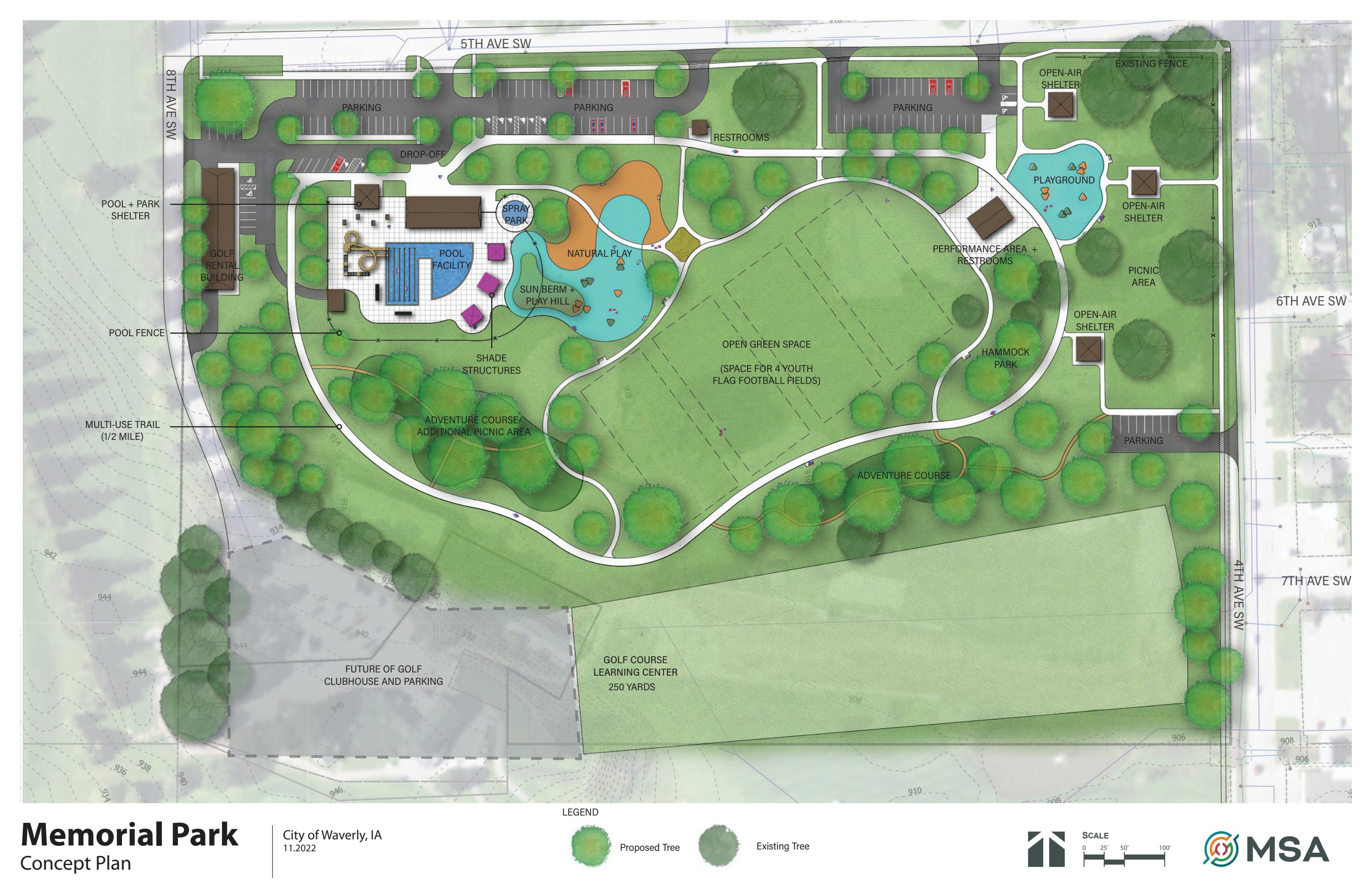 Waverly Memorial Park Master Plan by MSA Professional Services - Issuu