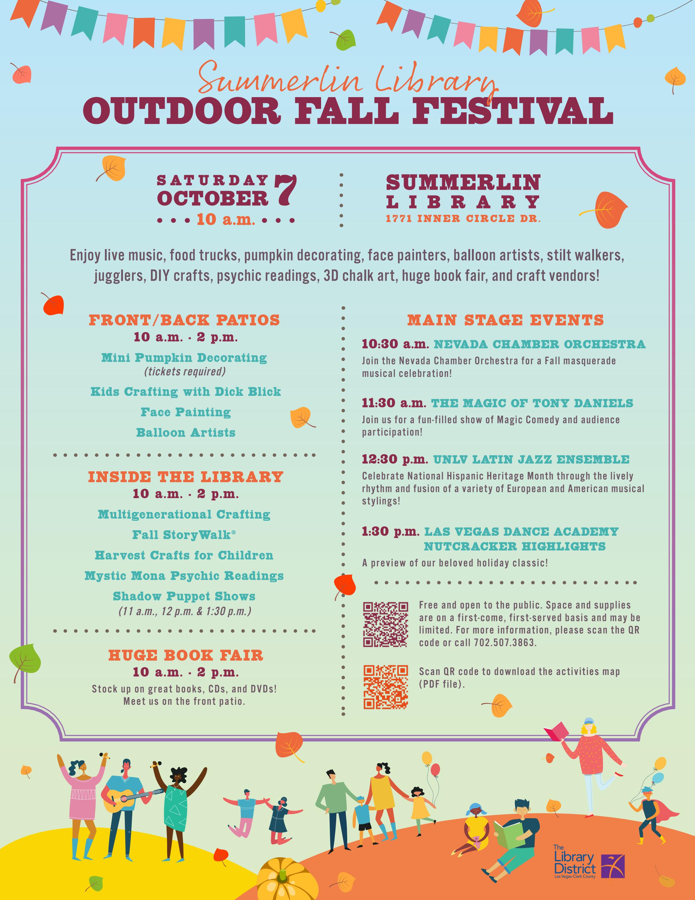Summerlin Library Outdoor Fall Festival Flyer by downtownsummerlin - Issuu