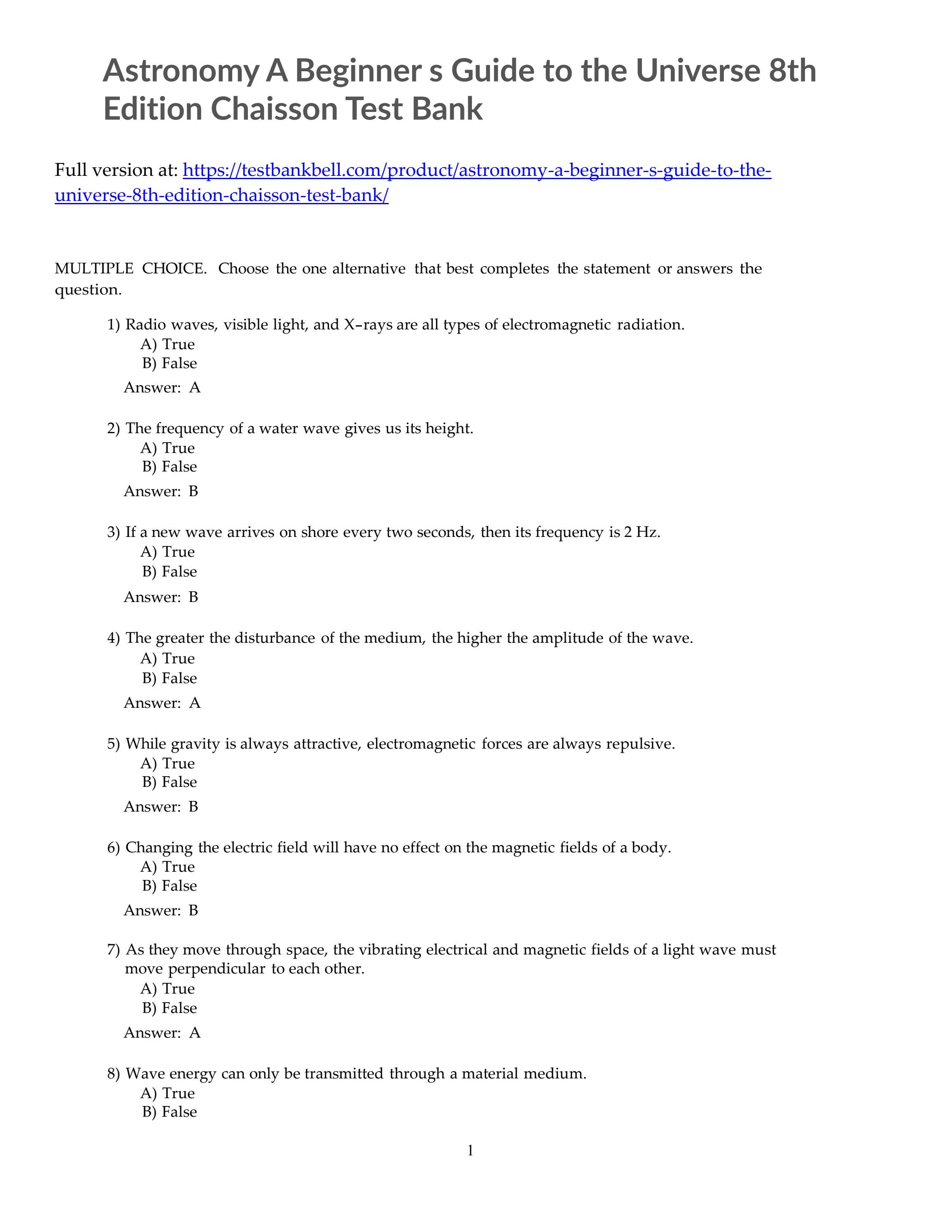 Astronomy 8th Light