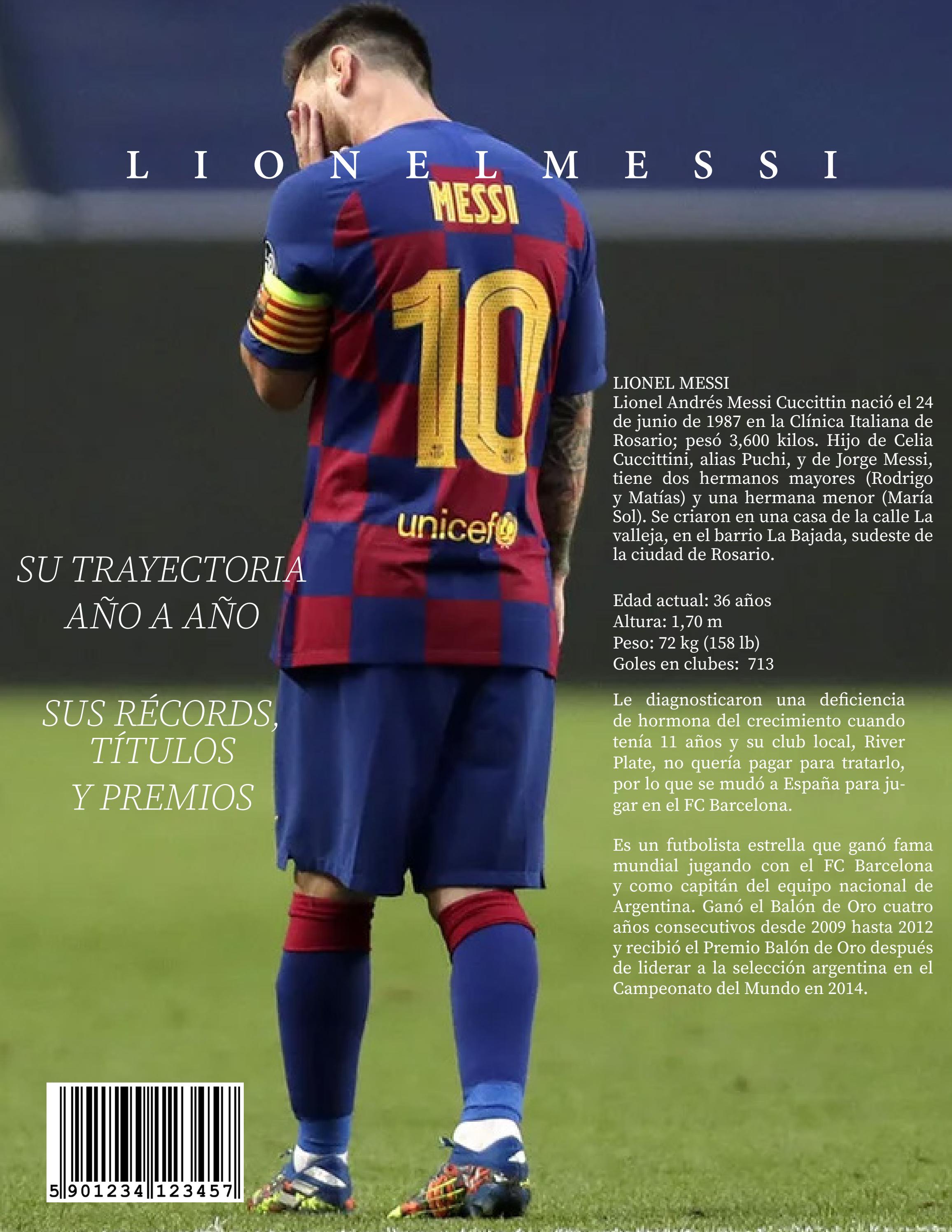REVISTA - LIONEL MESSI by elizabeth Vasquez - Issuu