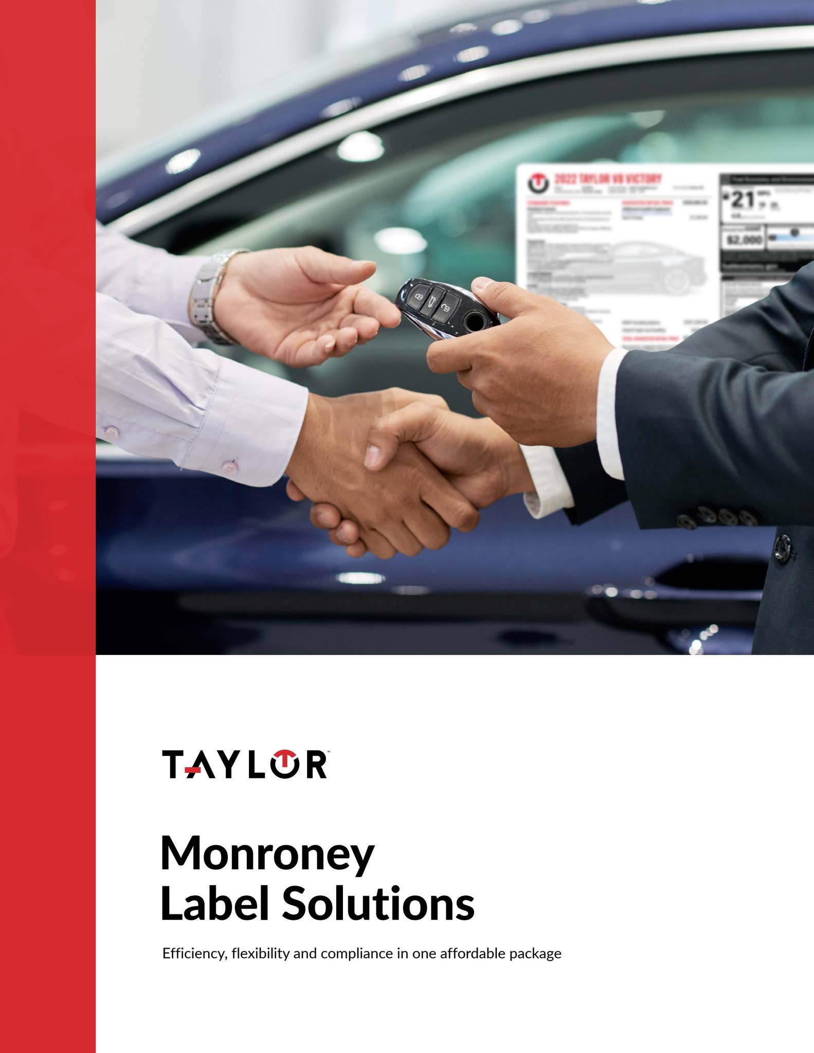 Monroney Label Solution Brochure by Taylor - Issuu