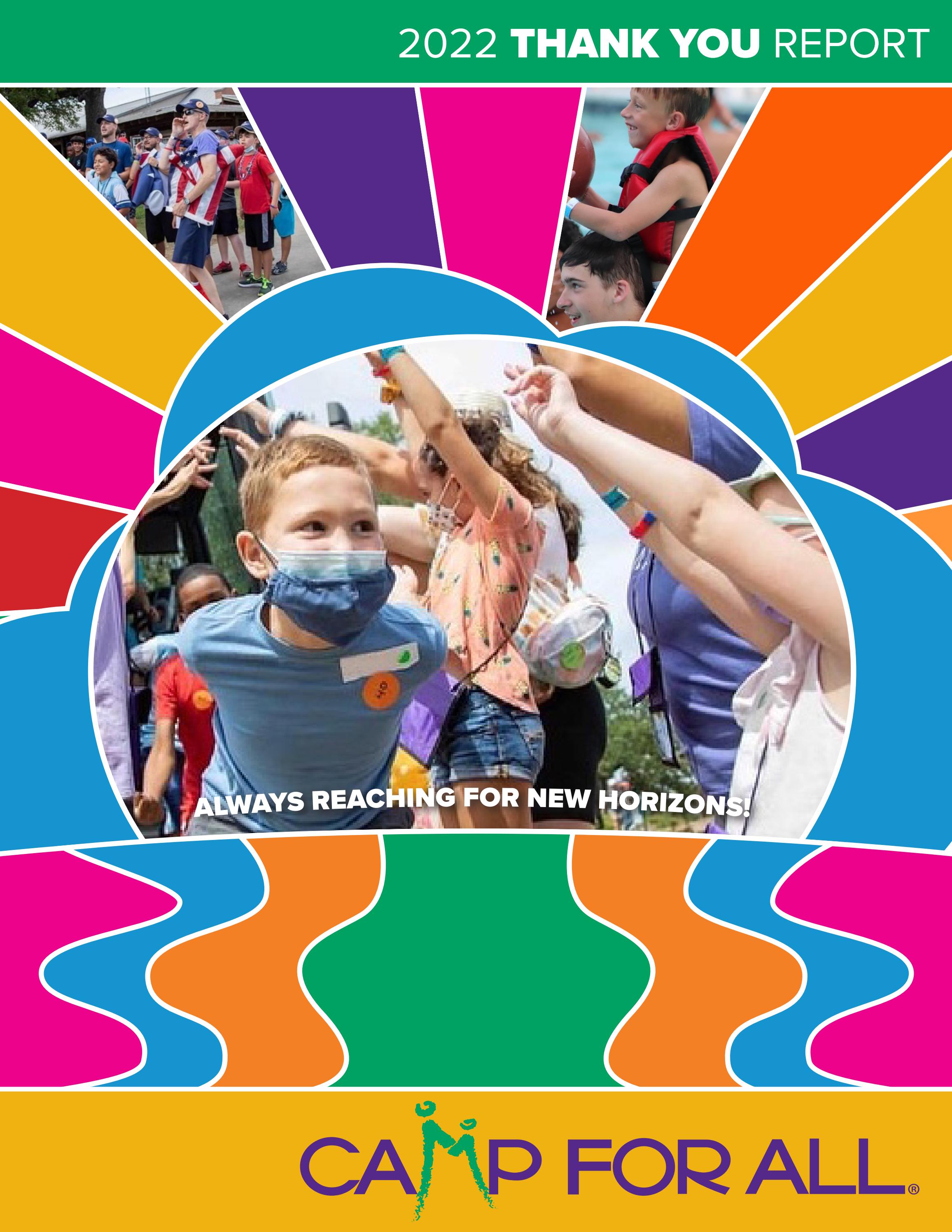 2022 Thank You Report by campforall - Issuu