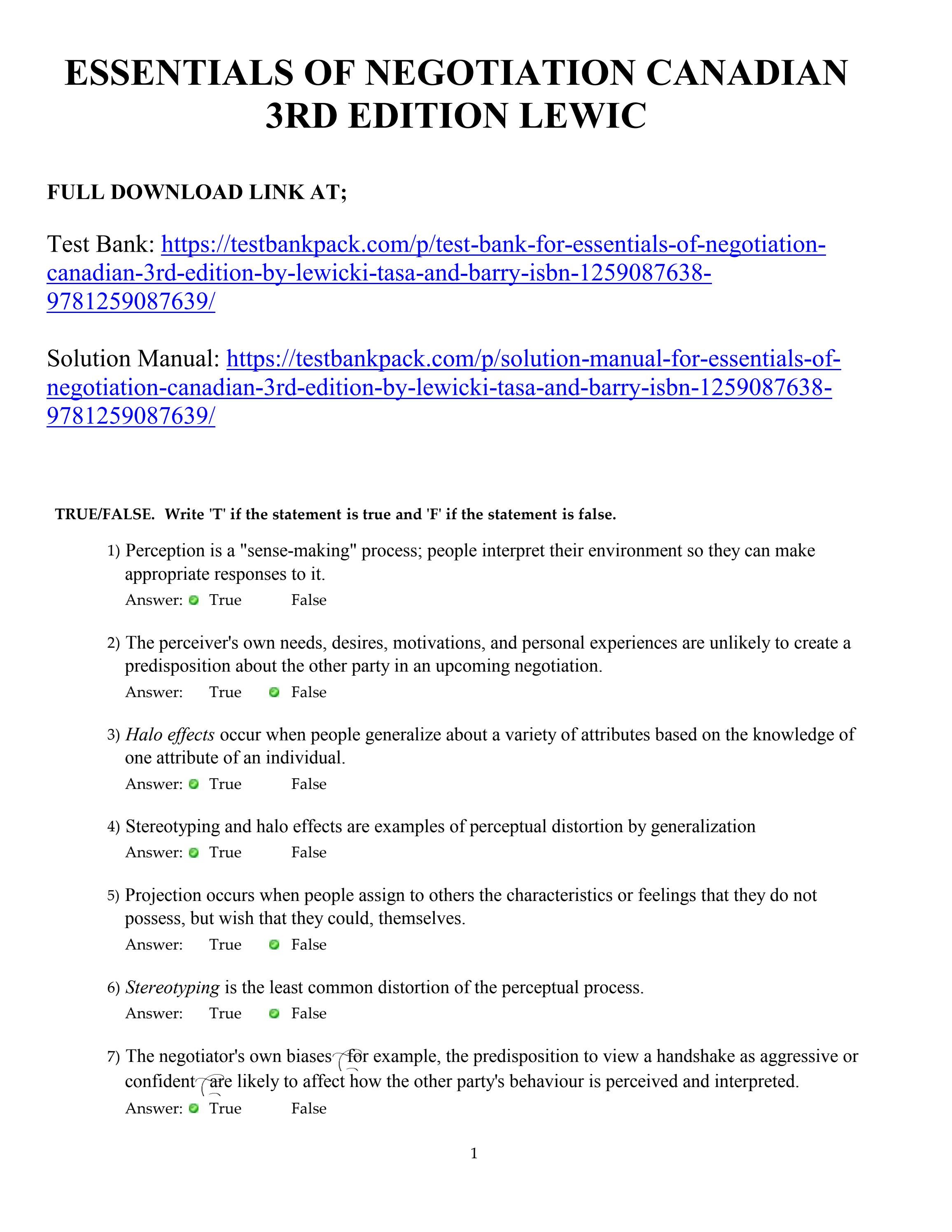 Canadian People Characteristics