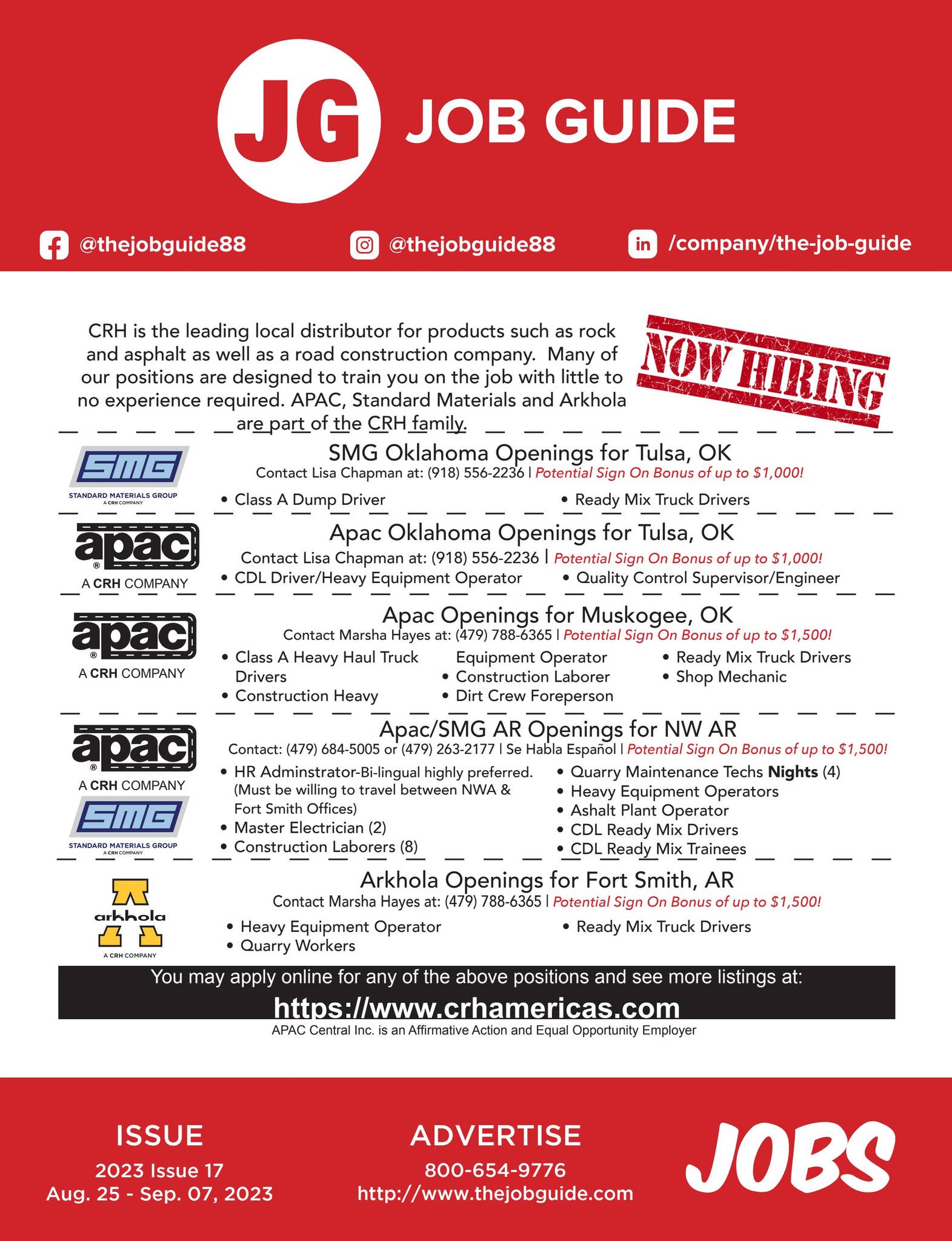 Job Guide Issue 17 by Job Guide - Issuu
