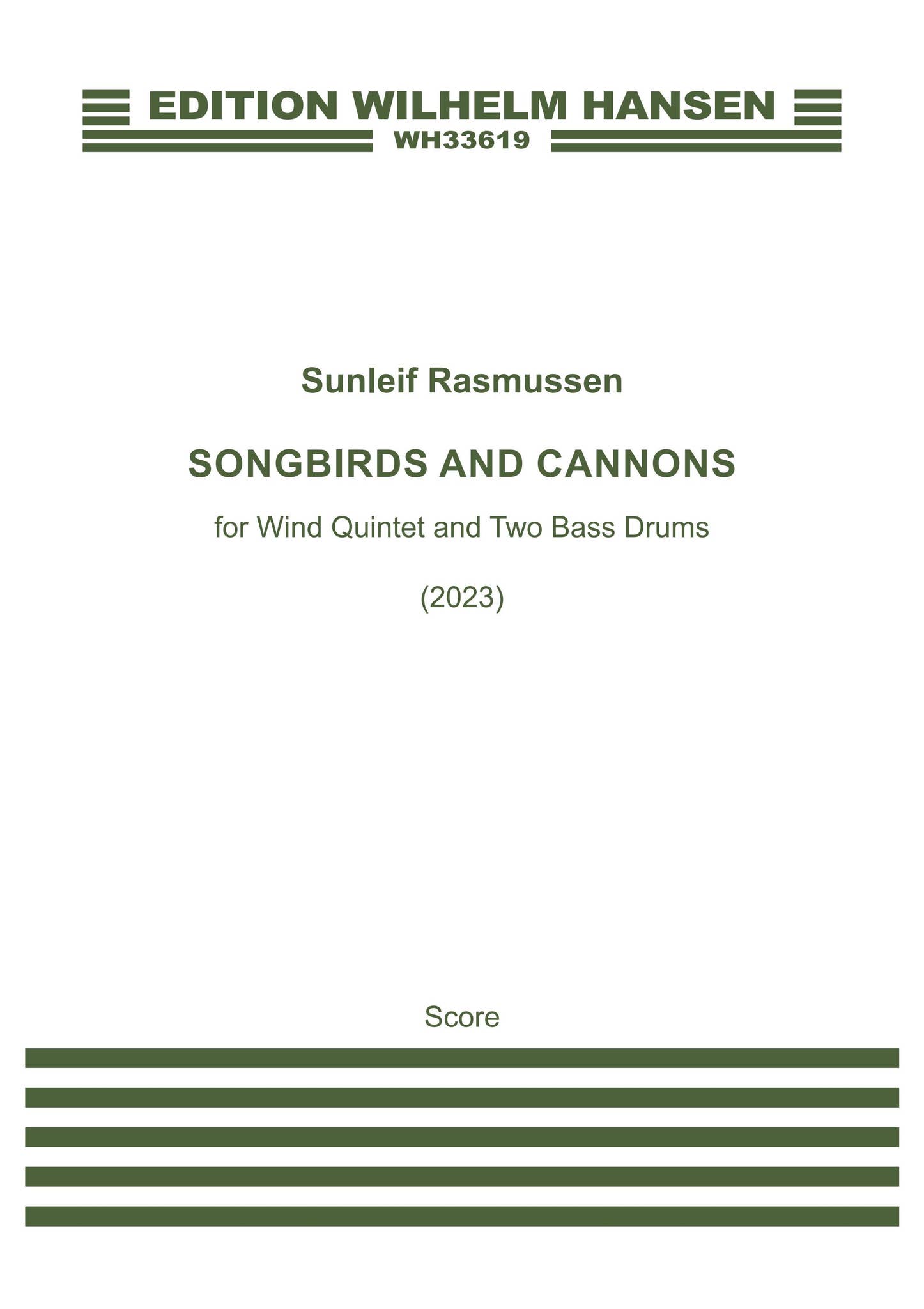 Sunleif Rasmussen SONGBIRDS AND CANNONS by ScoresOnDemand - Issuu