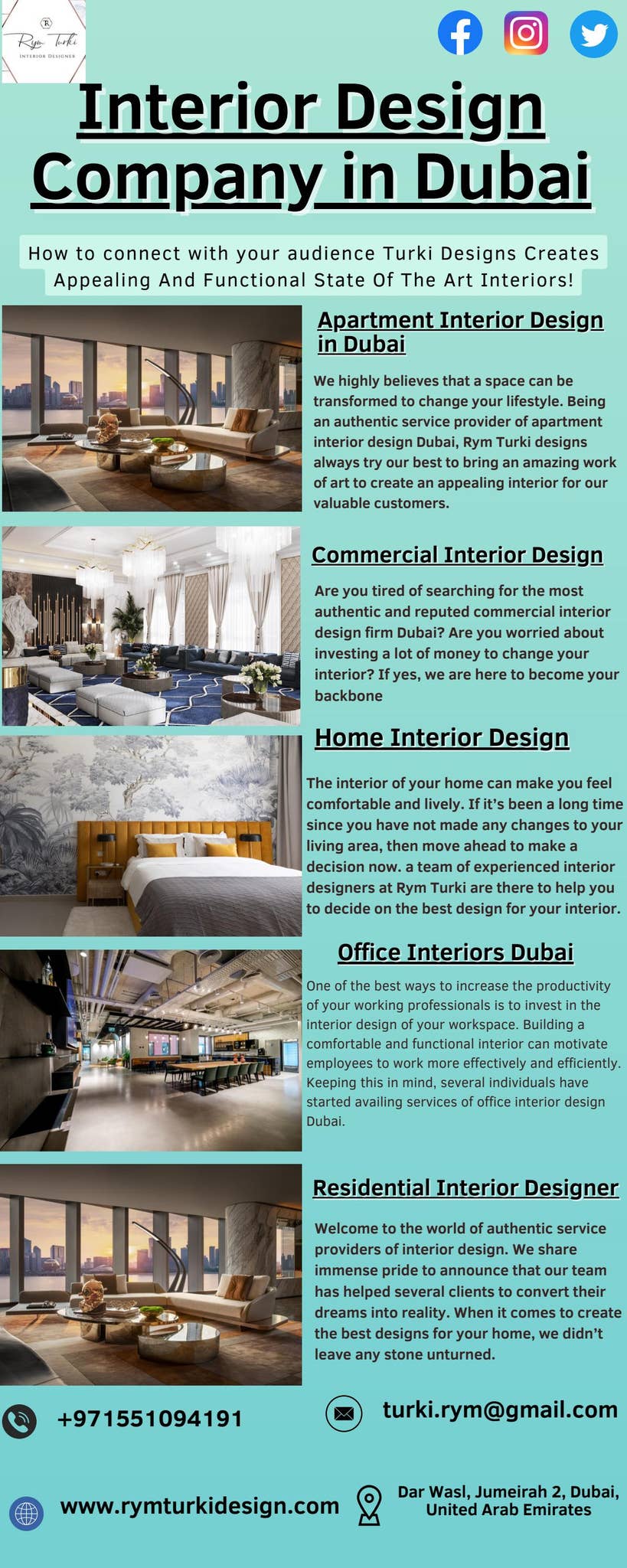 Modern Bedroom Interior Design in Dubai by Rym Turki Interior Design ...