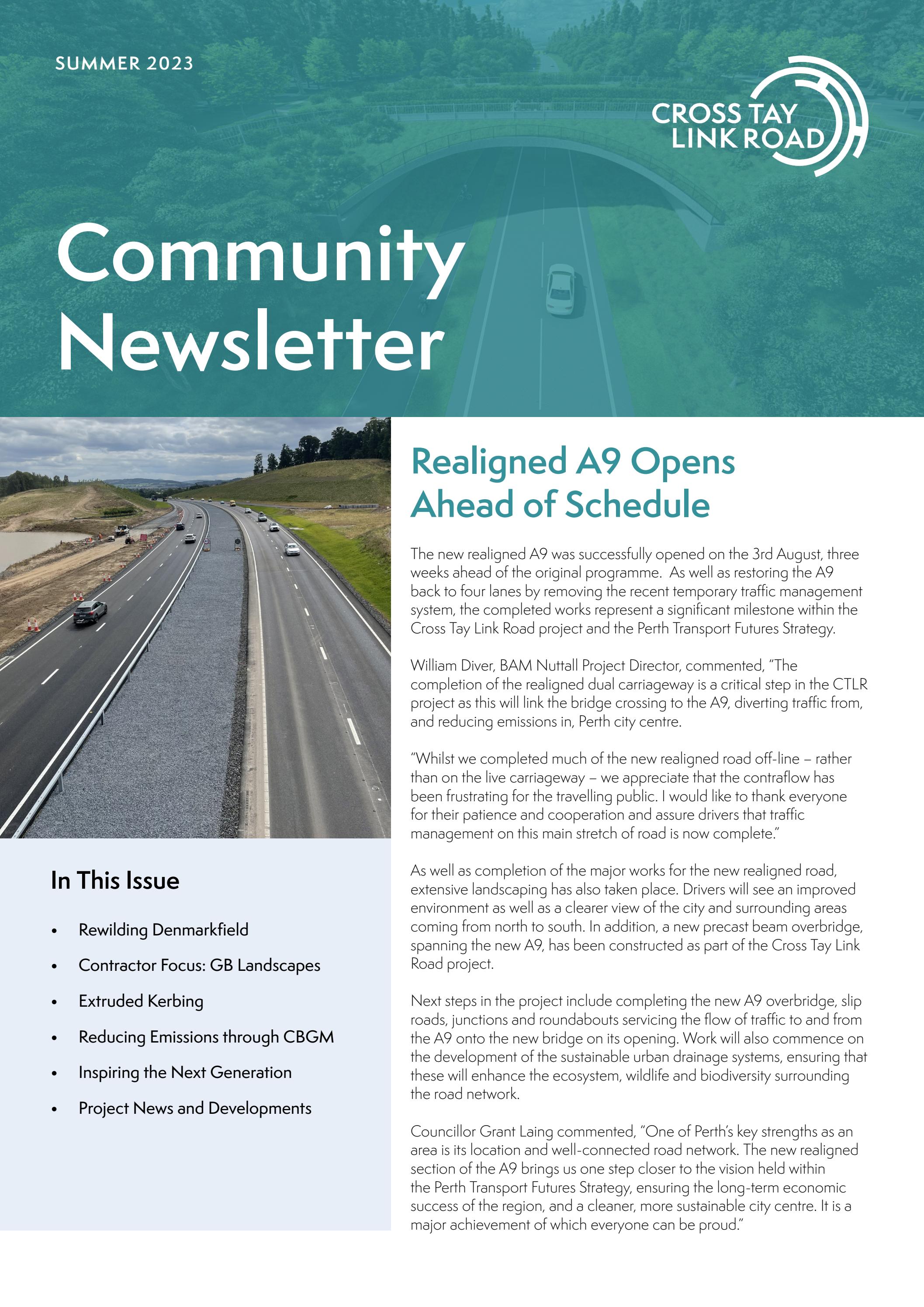 Cross Tay Link Road Newsletter - Summer 2023 by Invest in Perth - Issuu