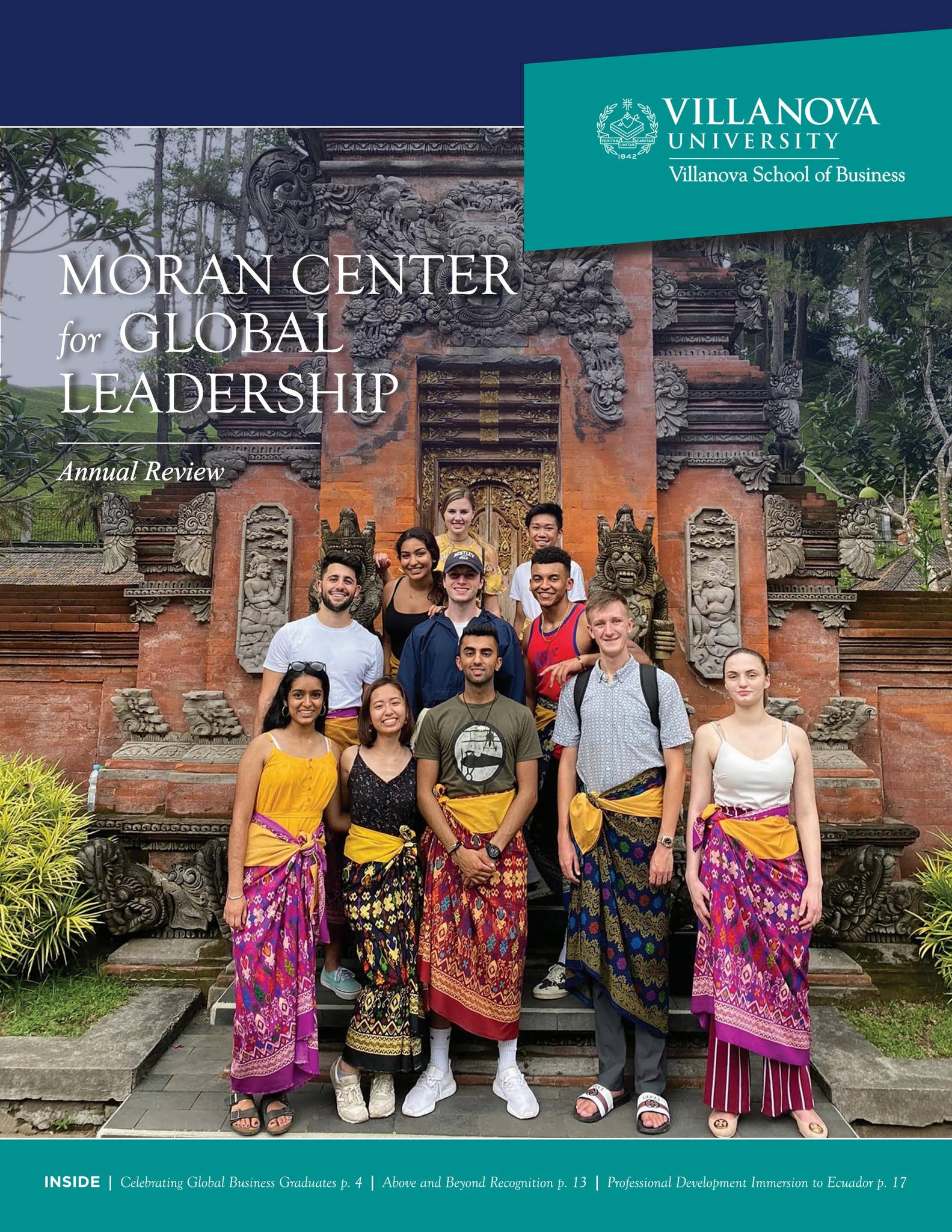 Moran Center for Global Leadership Annual Review 2022-2023 by Villanova ...