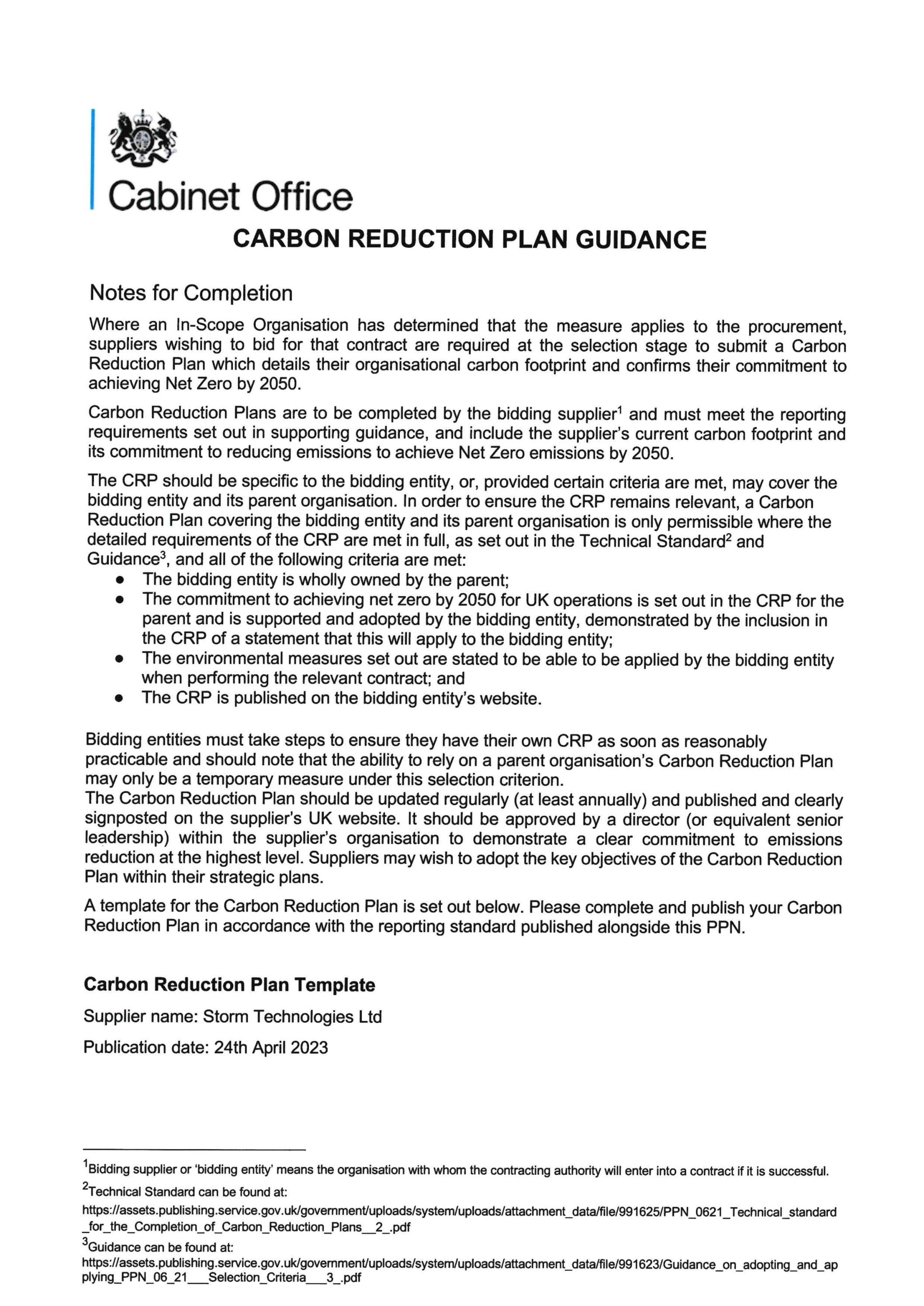 Carbon Reduction Plan By Storm Technologies Ltd Issuu
