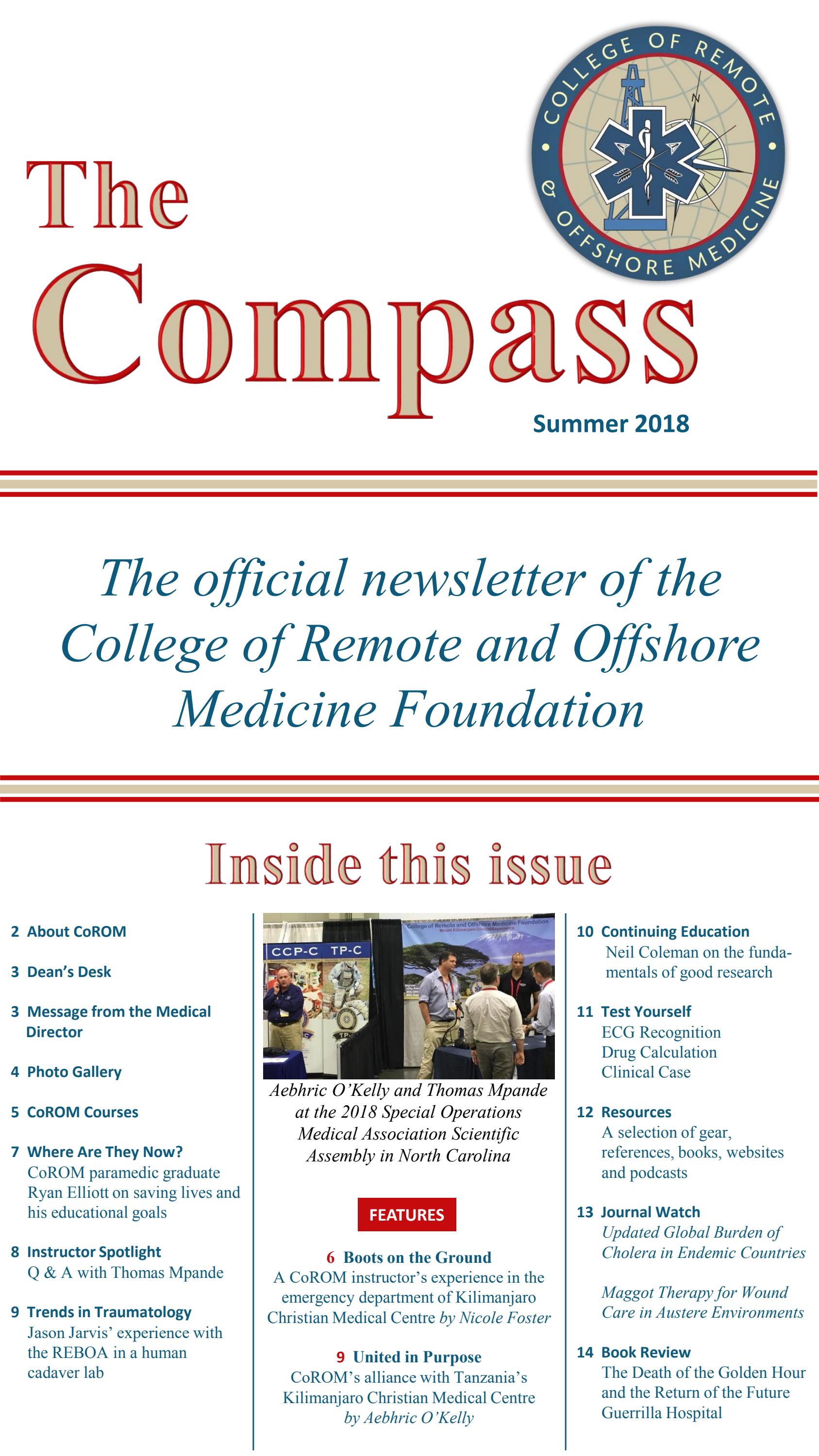 The CoROM Compass - Summer 2018 by CoROM Compass Journal - Issuu