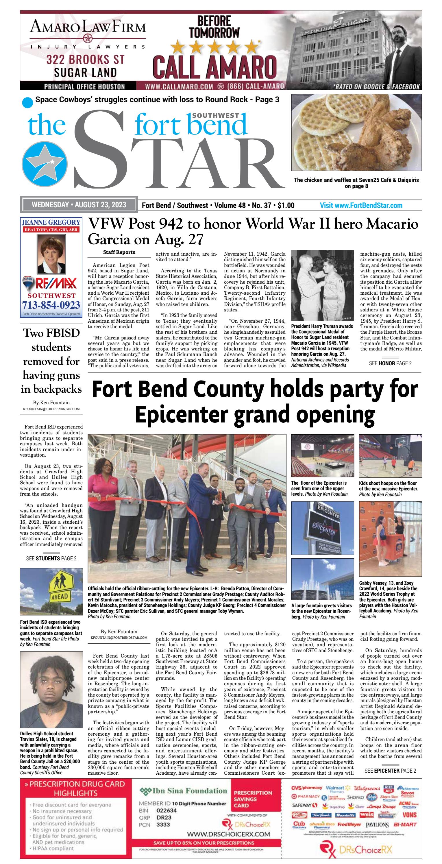 The 08/23/23 Edition of The Fort Bend Star by The Heights Leader and ...
