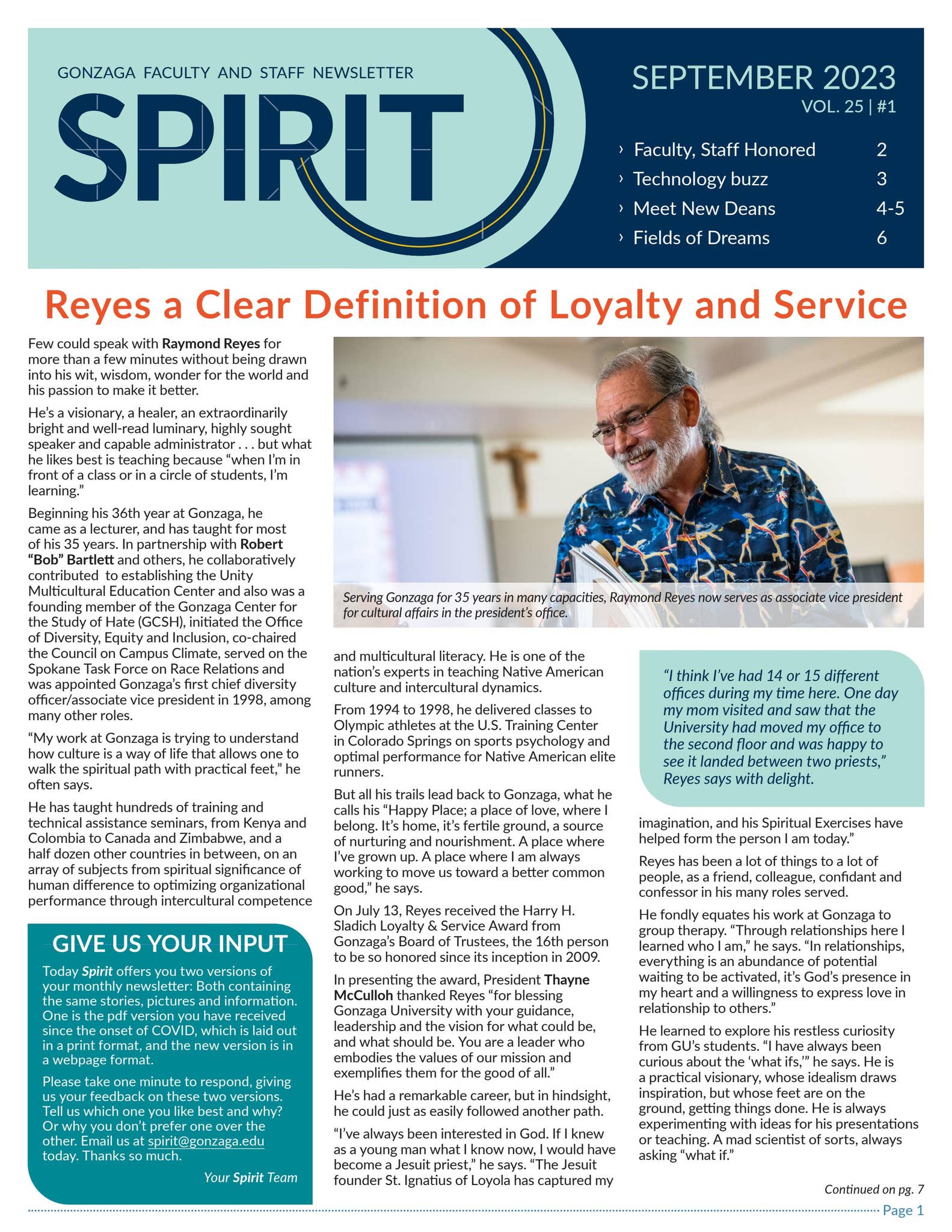 Spirit Magazine September 2023 by Gonzaga University - Issuu