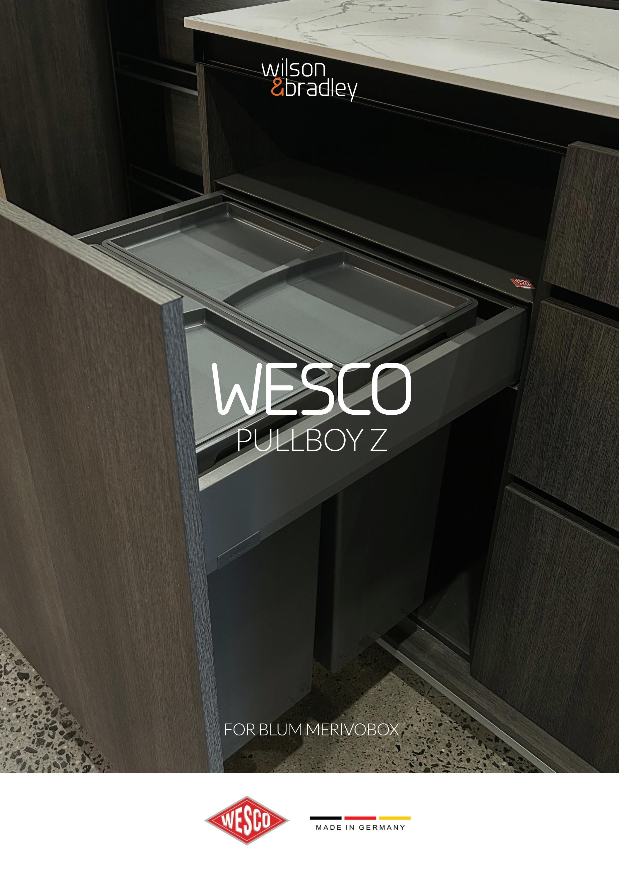 Wesco PULLBOY Z for Blum's MERIVOBOX by wilsonandbradley - Issuu