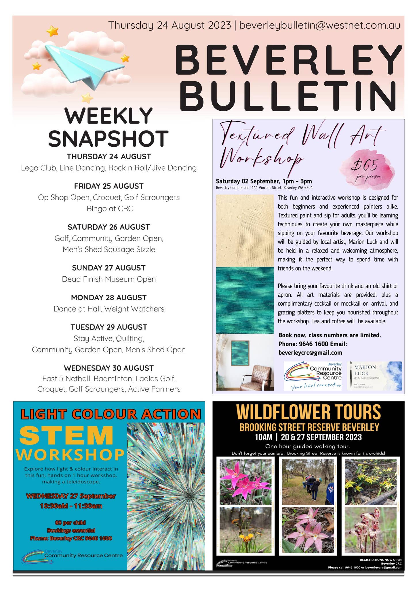 Beverley Bulletin 24 August 2023 by BeverleyCRC - Issuu