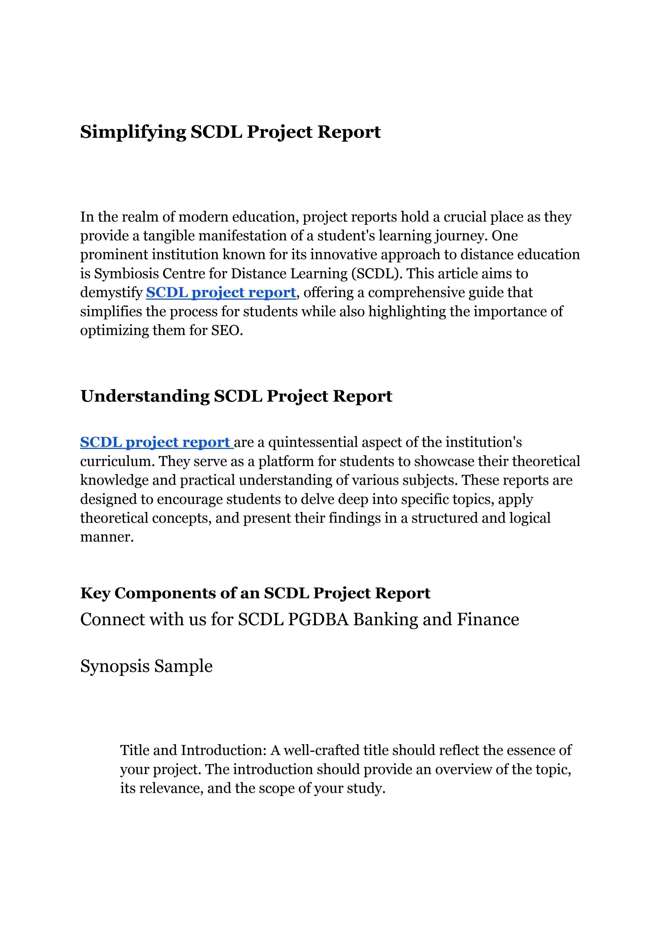 Scdl project report by Mohd Quasim - Issuu