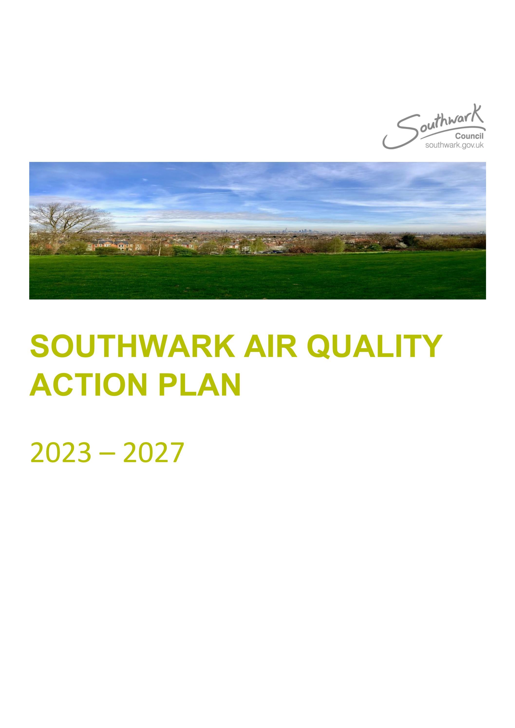 Southwark Air Quality Action Plan 2023 to 2027 by Southwark Council - Issuu