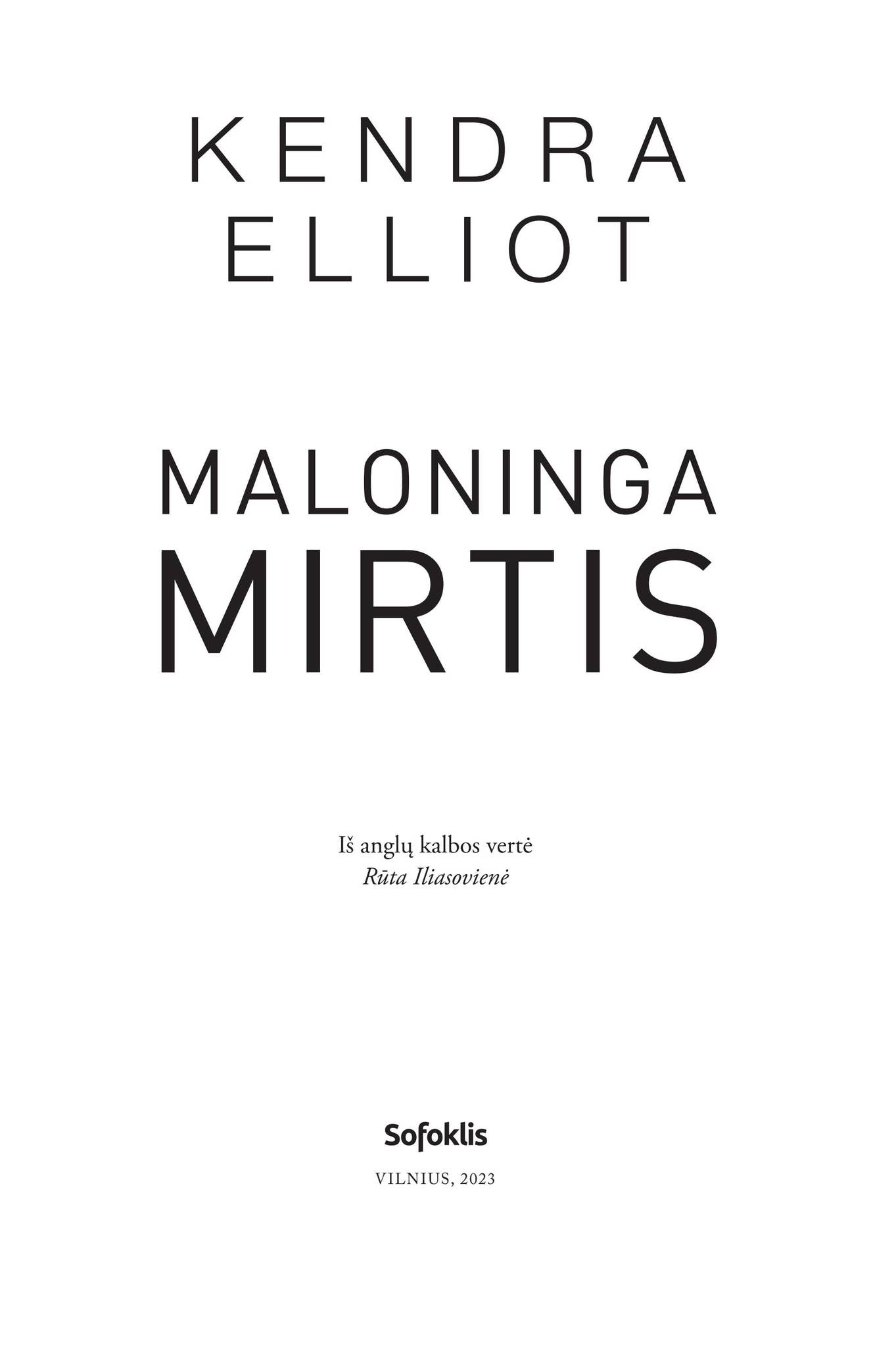 Maloninga mirtis by knygos.lt - Issuu