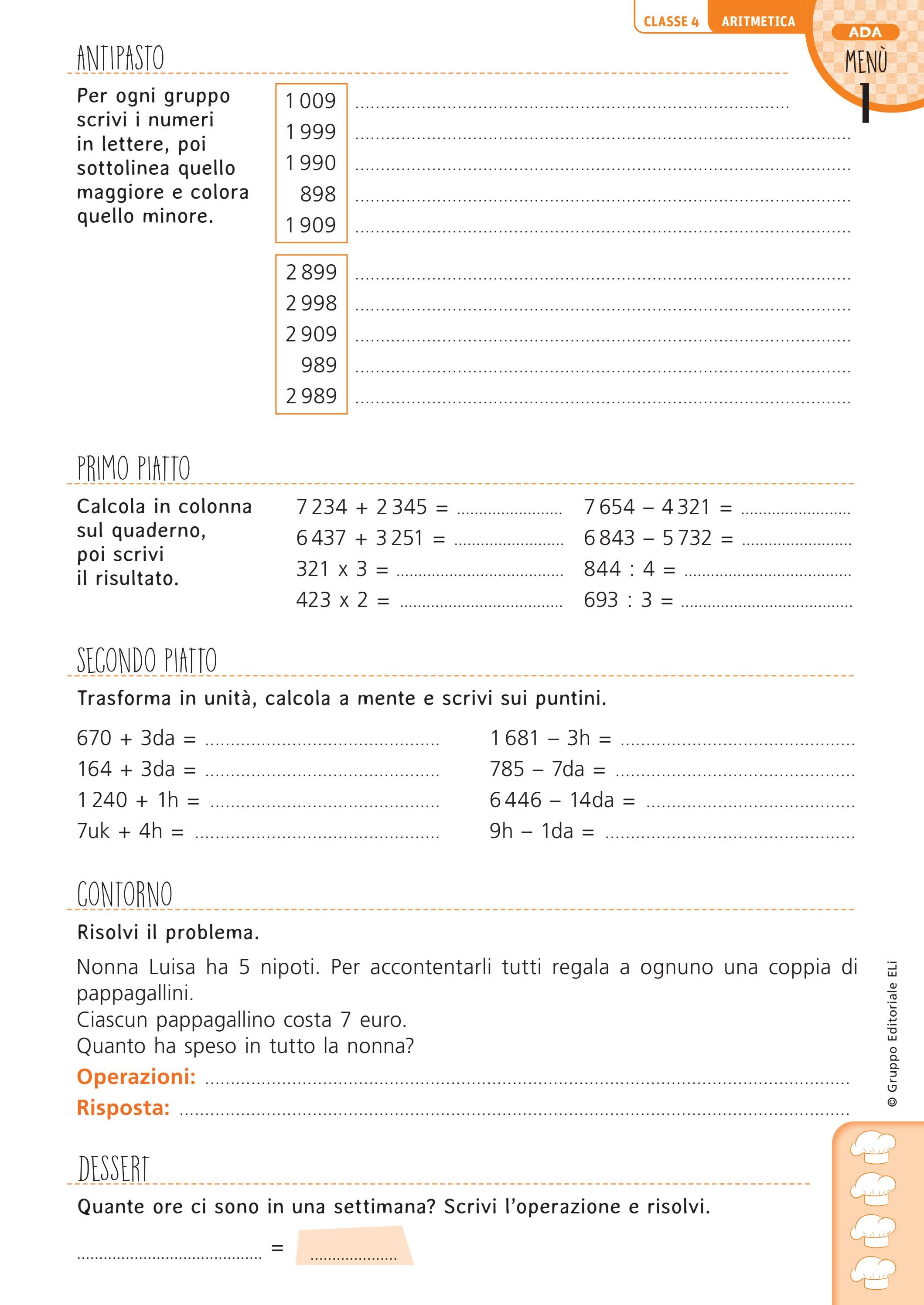 Guida Menu Matematica 4 by ELI Publishing - Issuu