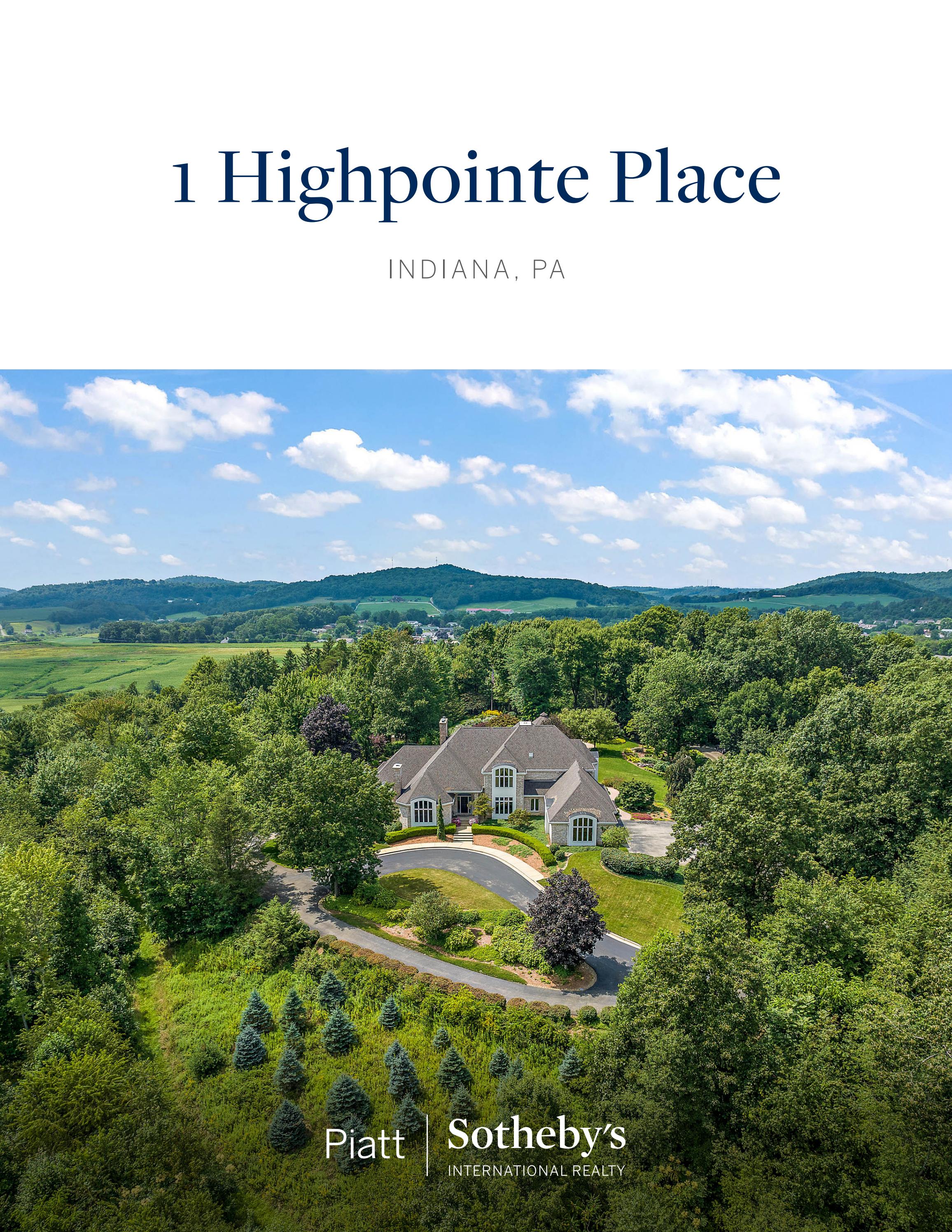 1 Highpointe Place - Booklet | Adam Cannon by piattsir - Issuu