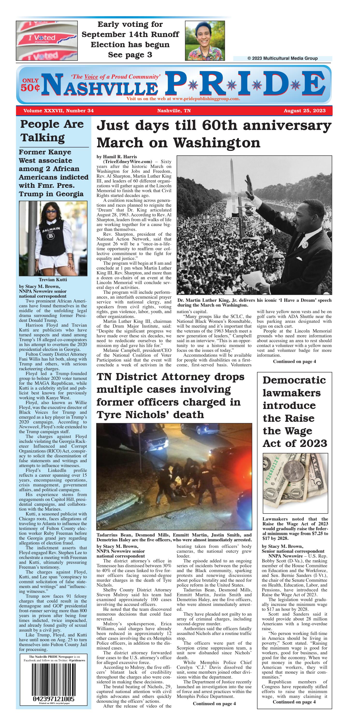 Nashville PRIDE August 25, 2023 by Nashville Pride Newspaper - Issuu