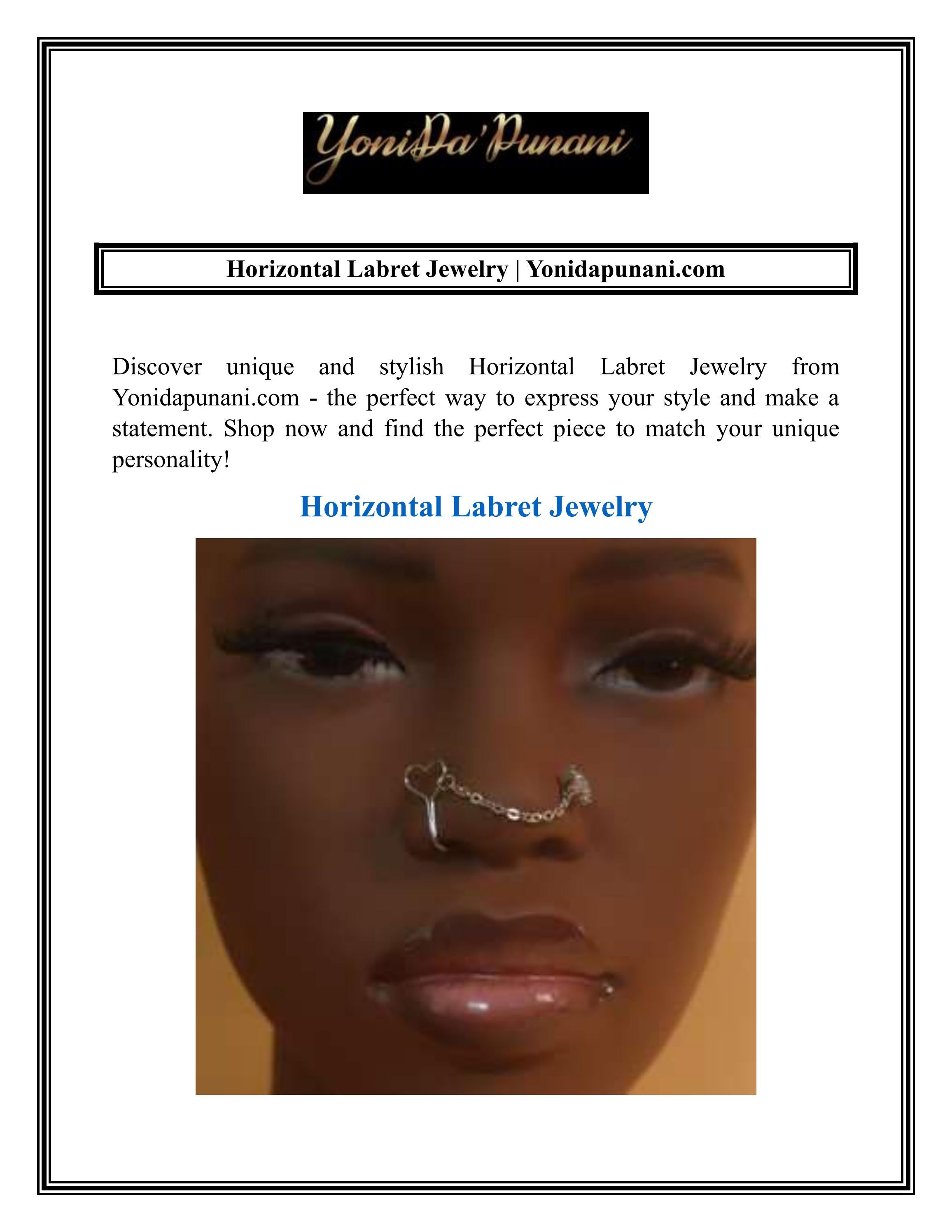 Horizontal Lip Piercing Rejection