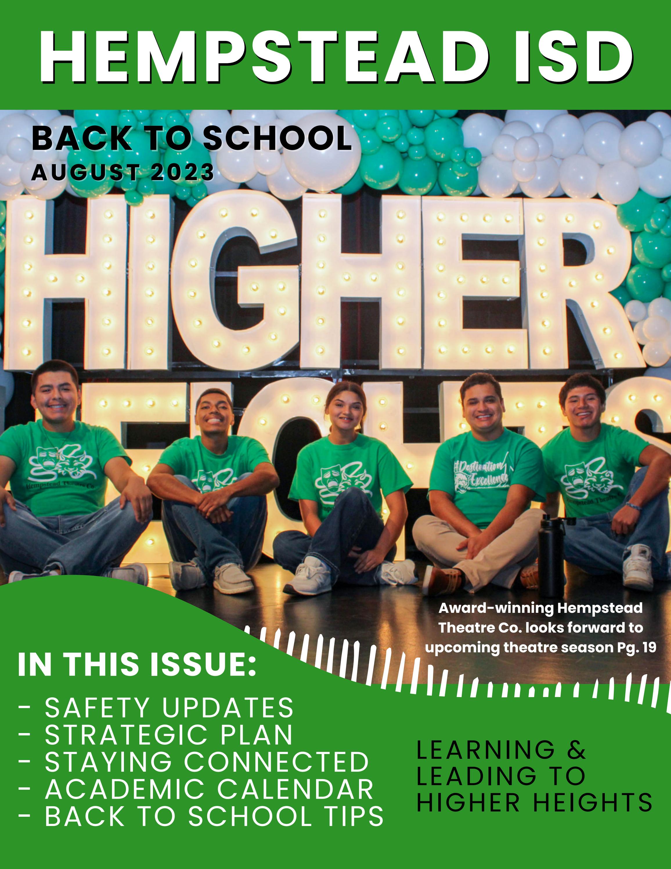 Hempstead ISD 2023 Back to School Bobcat Magazine by HISD PR - Issuu