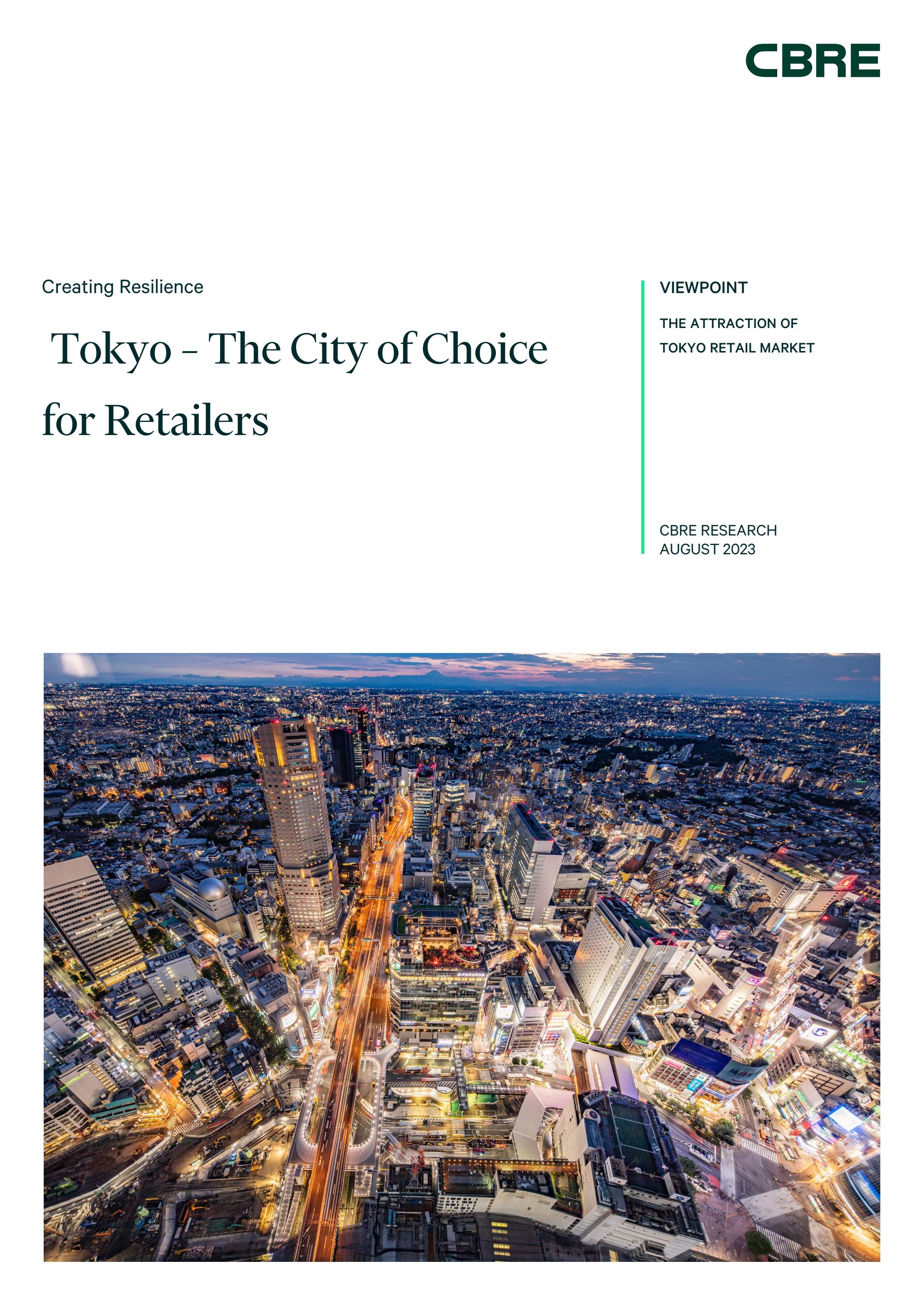 Japan ViewPoint – The City of Choice for Retailers by CBRE-JAPAN-MARCOMMS-ARCHV - Issuu