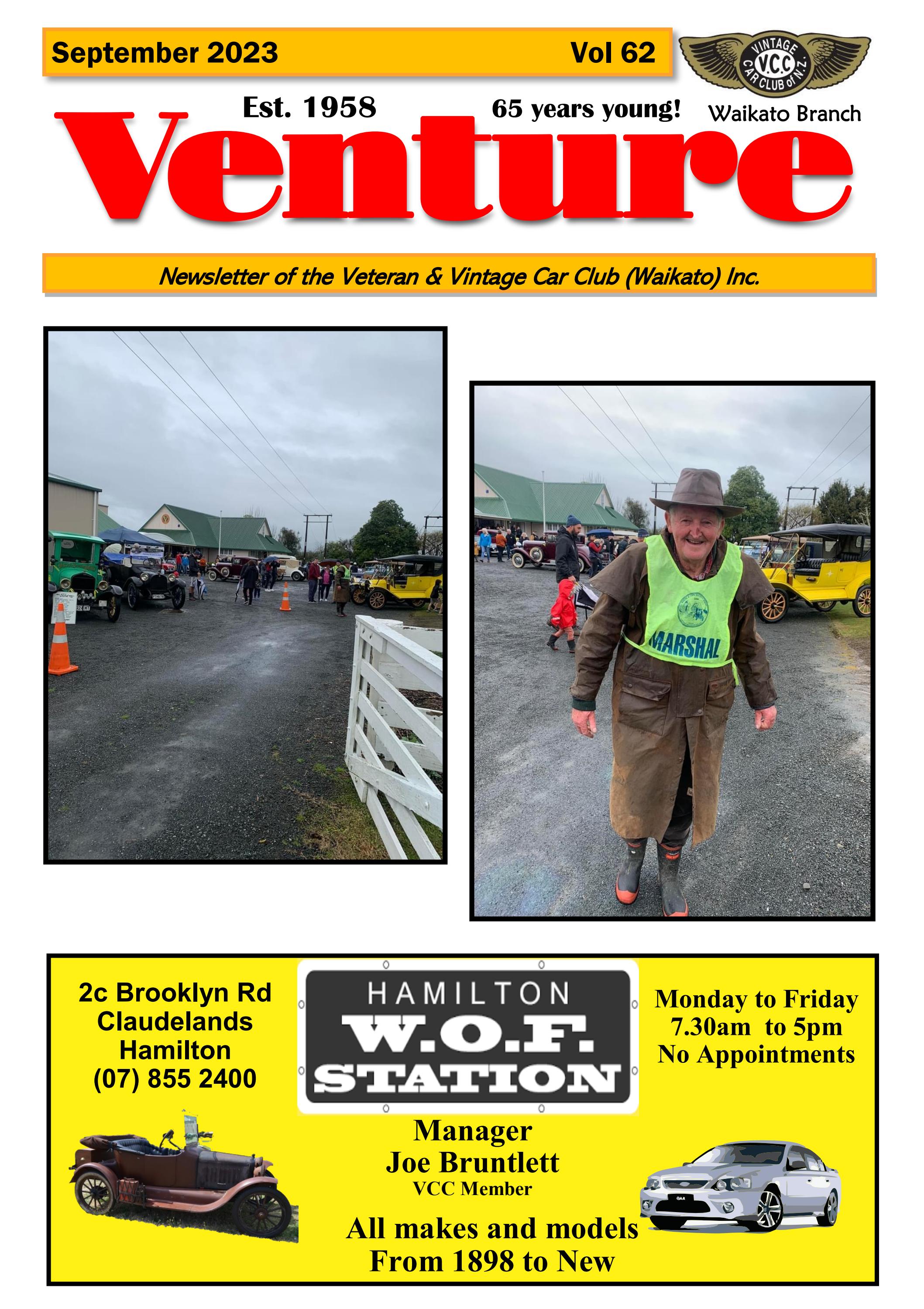 VCC WAIKATO VENTURE SEPTEMBER 2023 by Vintage Car Club of New Zealand ...