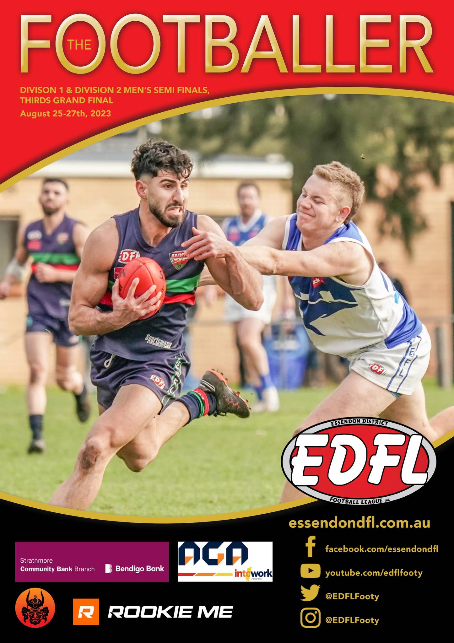 Men's Division 1 & 2 Semi Finals, Thirds Grand Final by edfl - Issuu