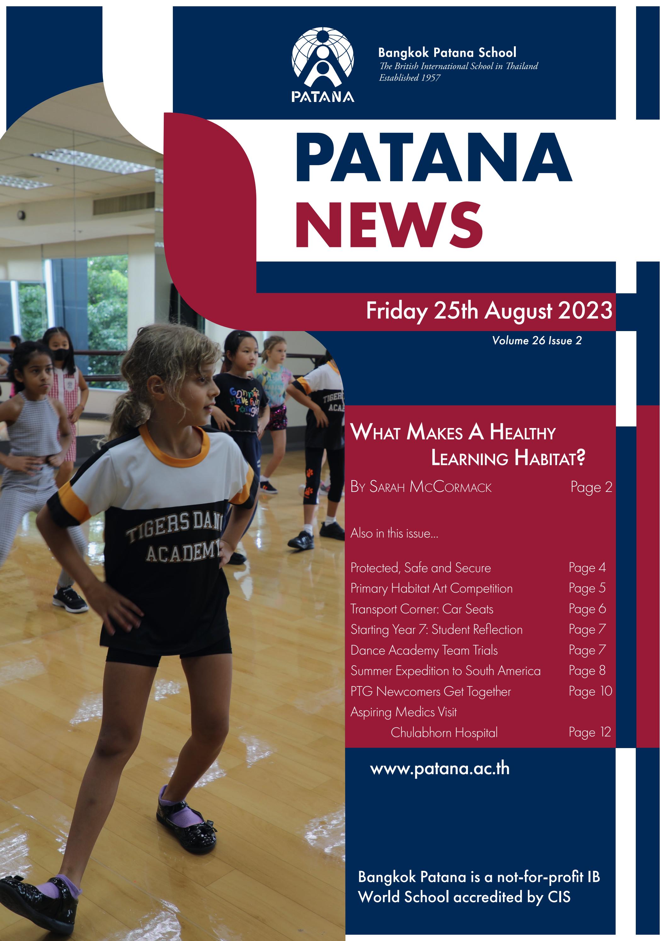 Patana News Volume 26 Issue 2 by Bangkok Patana School - Issuu