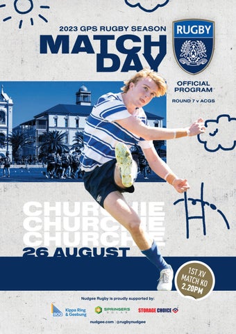 Round 7 Match Day Program - NC vs ACGS by St Joseph's Nudgee College ...