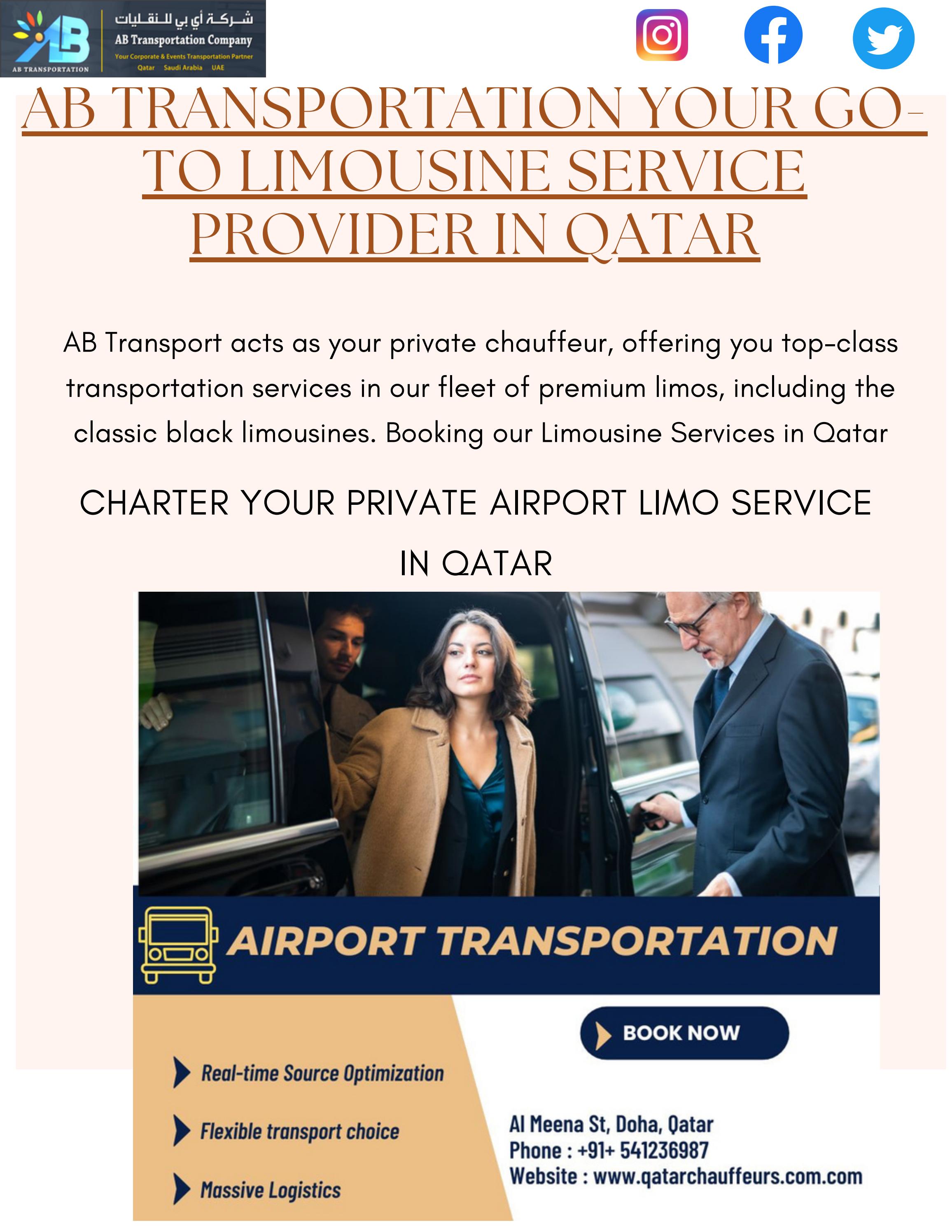 Luxury Chauffeur Transportation Services in Qatar by AB Transport - Issuu