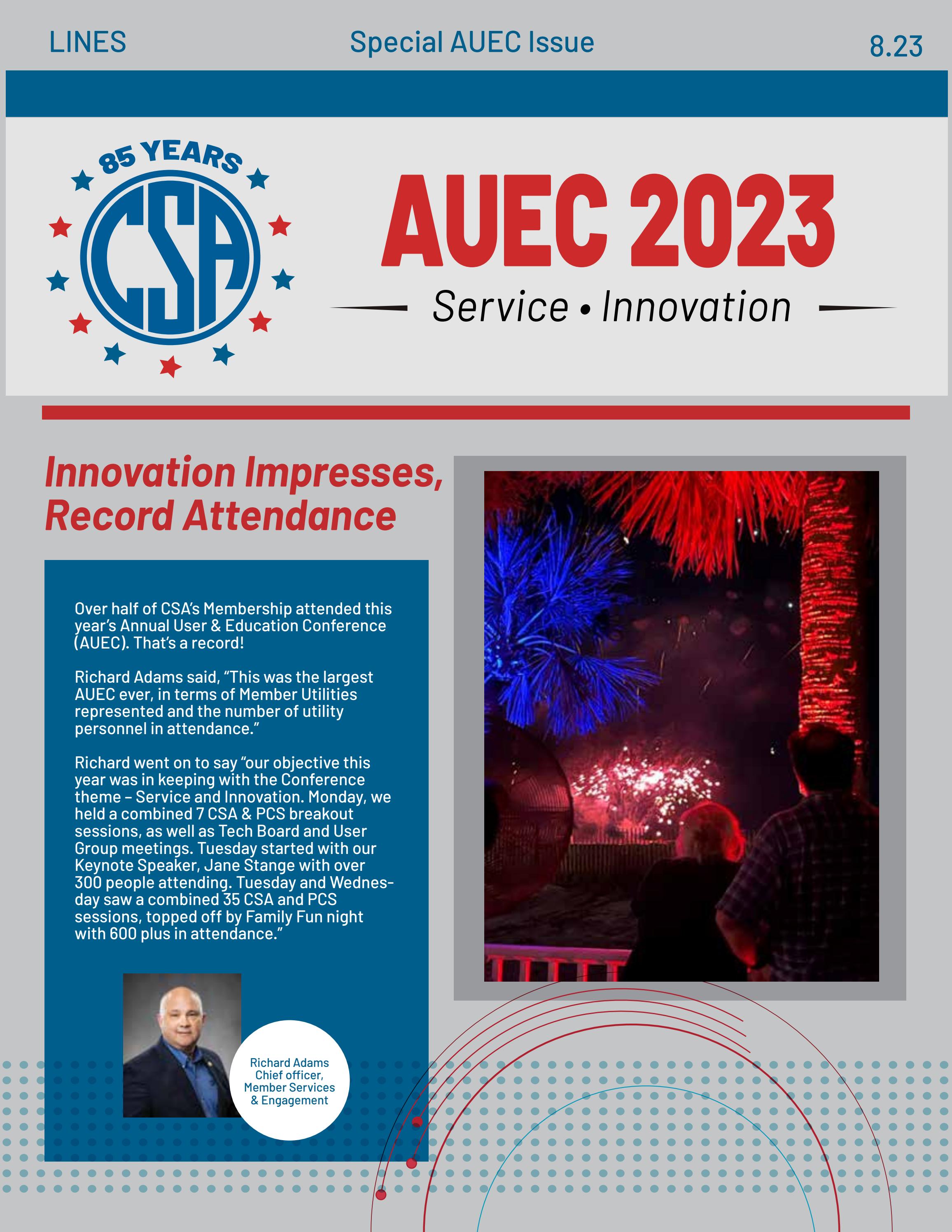 AUEC Highlights 8.23 by CentralServiceAssociation - Issuu