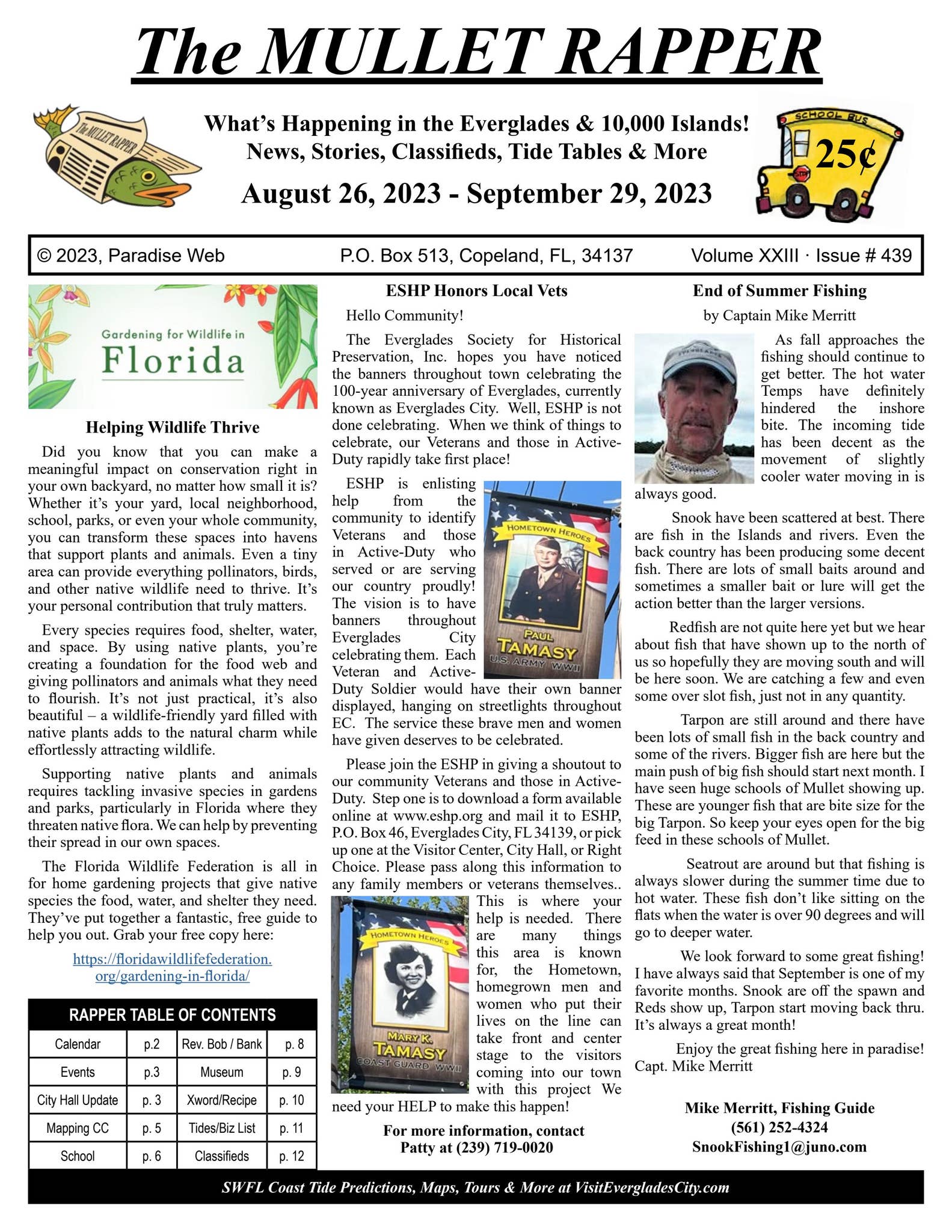 The Mullet Rapper, August 26, 2023 Issue #439 by Paradise Web - Issuu