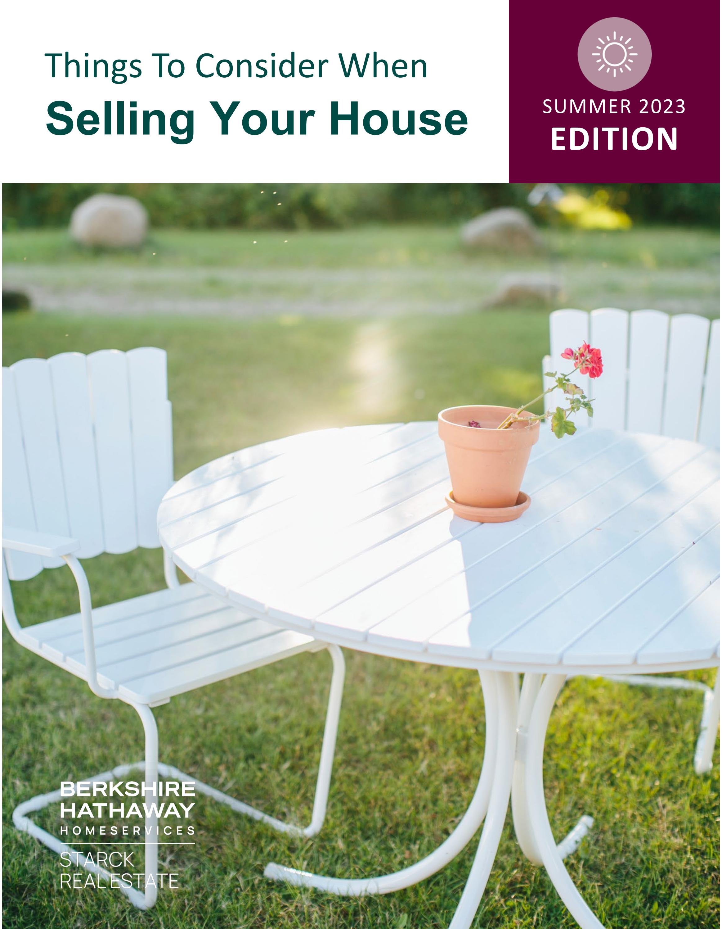 2023 Summer - Things to consider Selling - BHHS Starck Real Estate ...