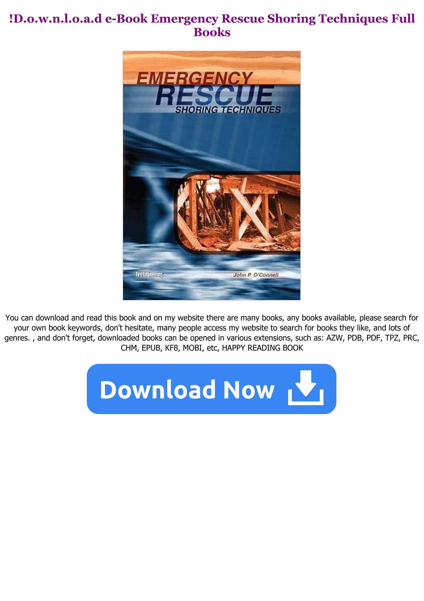 [GET] PDF Emergency Rescue Shoring Techniques Full Pages by carleyjude ...
