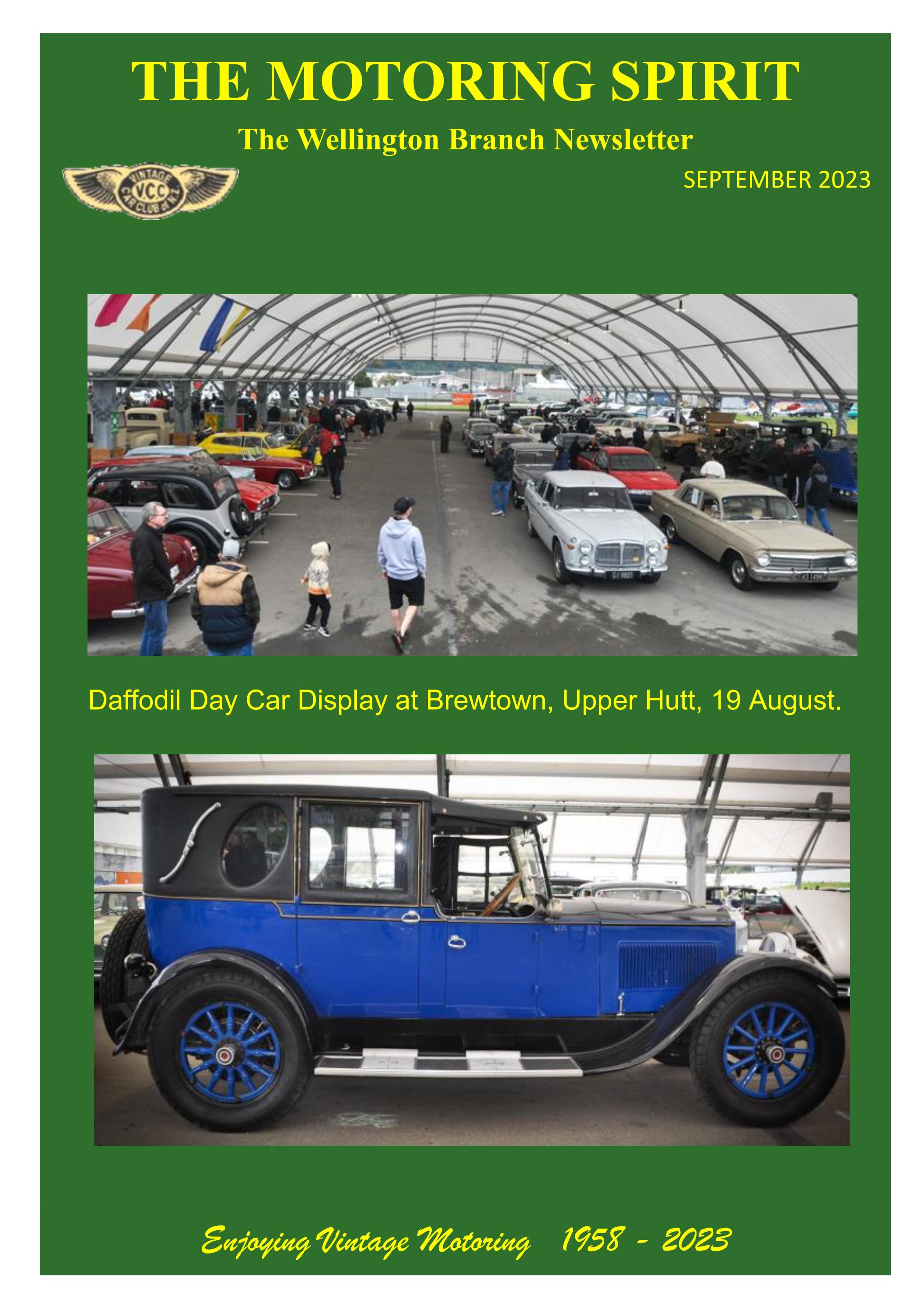 VCC WELLINGTON MOTORING SPIRIT SEPTEMBER 2023 by Vintage Car Club of ...